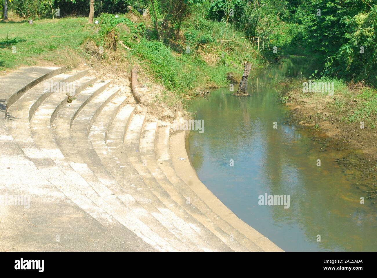 Waterway staircase river hi-res stock photography and images - Alamy