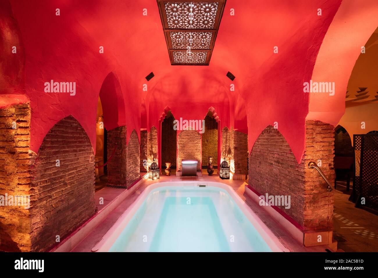 Arabic baths Hammam in Granada, Andalusia, Spain Stock Photo - Alamy