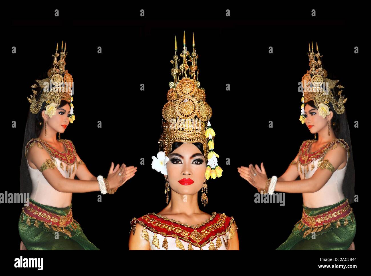 Apsara Taenzerin in Siem Reap - Kambodscha Stock Photo - Alamy