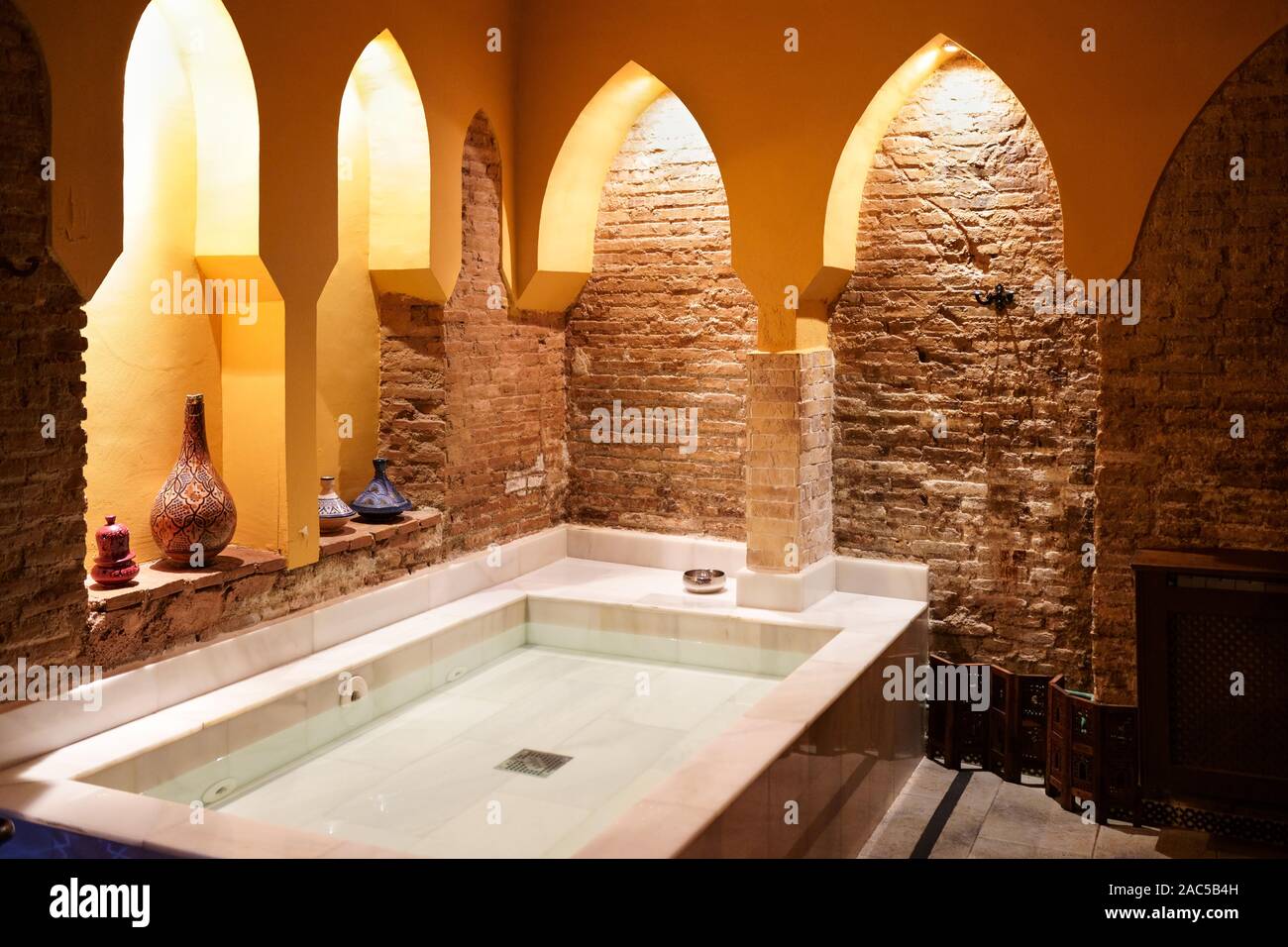Arabic baths Hammam in Granada, Andalusia, Spain Stock Photo - Alamy