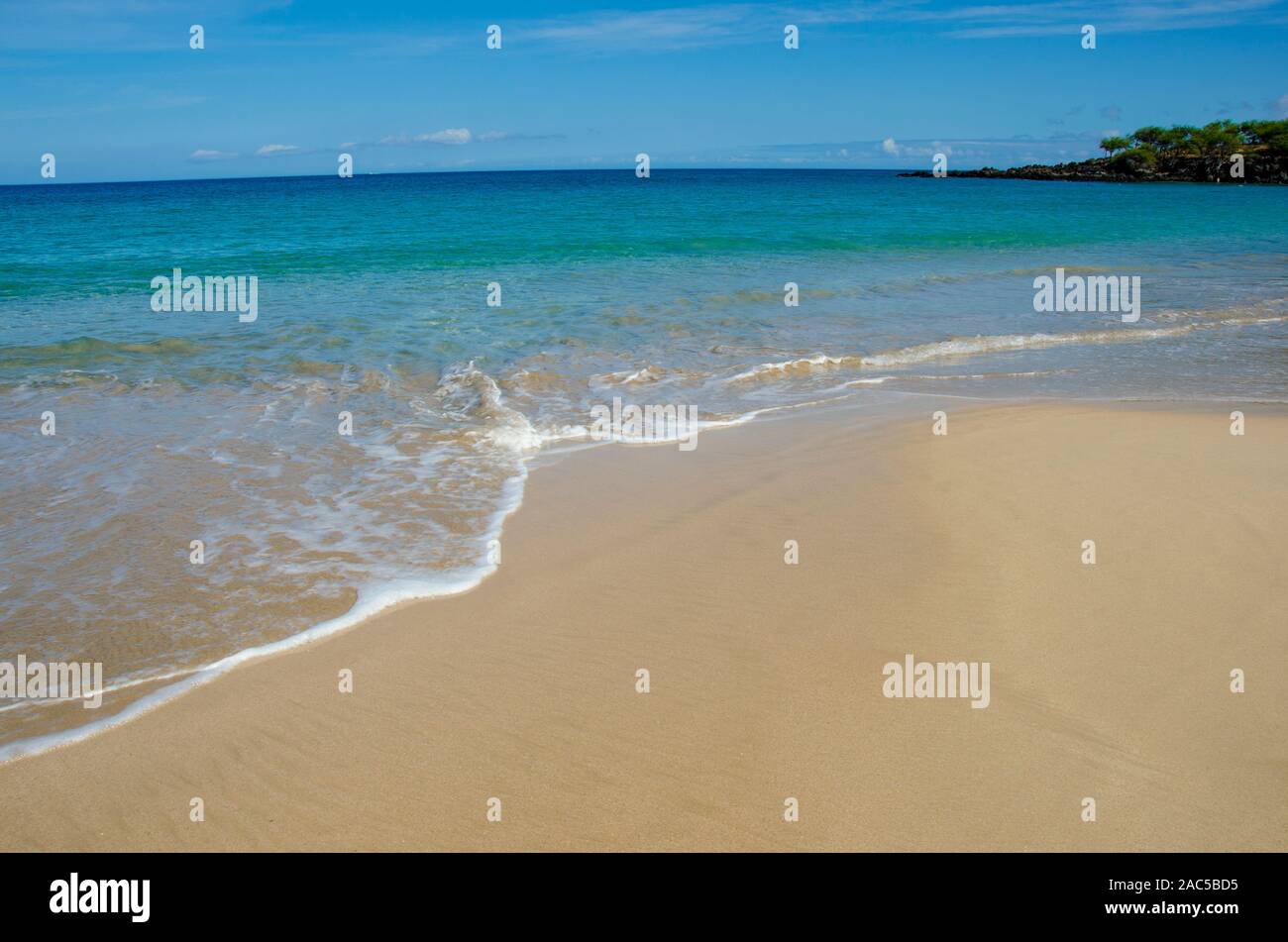 Hapuna Beach, along the Big Island of Hawai'i's Kohala Coast. This ...