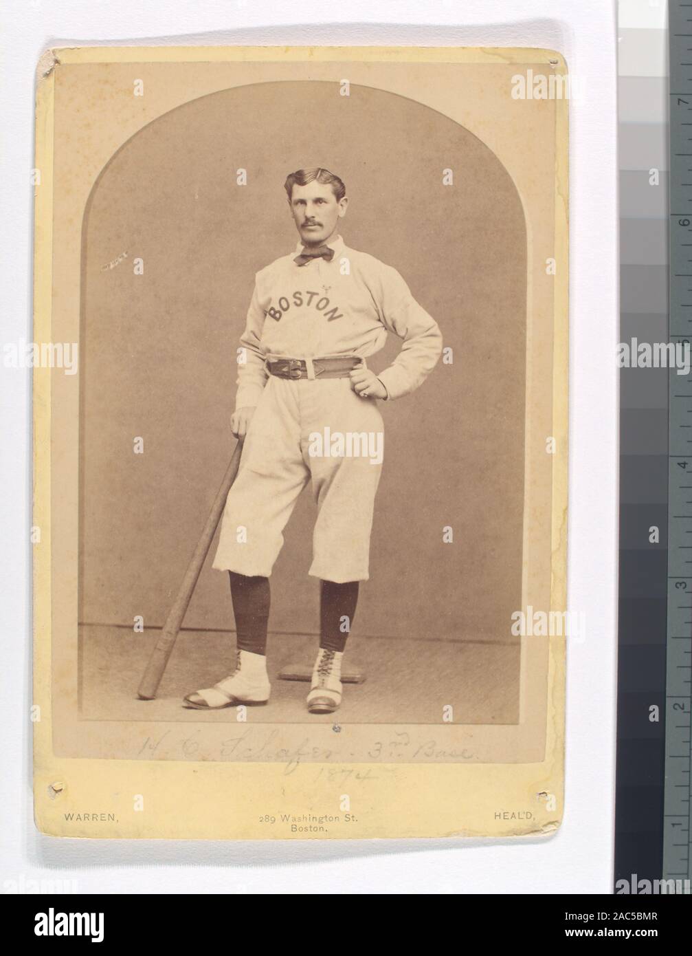 Harry Schafer, Boston Red Stockings, 1874 Harry Schafer, Boston Red ...