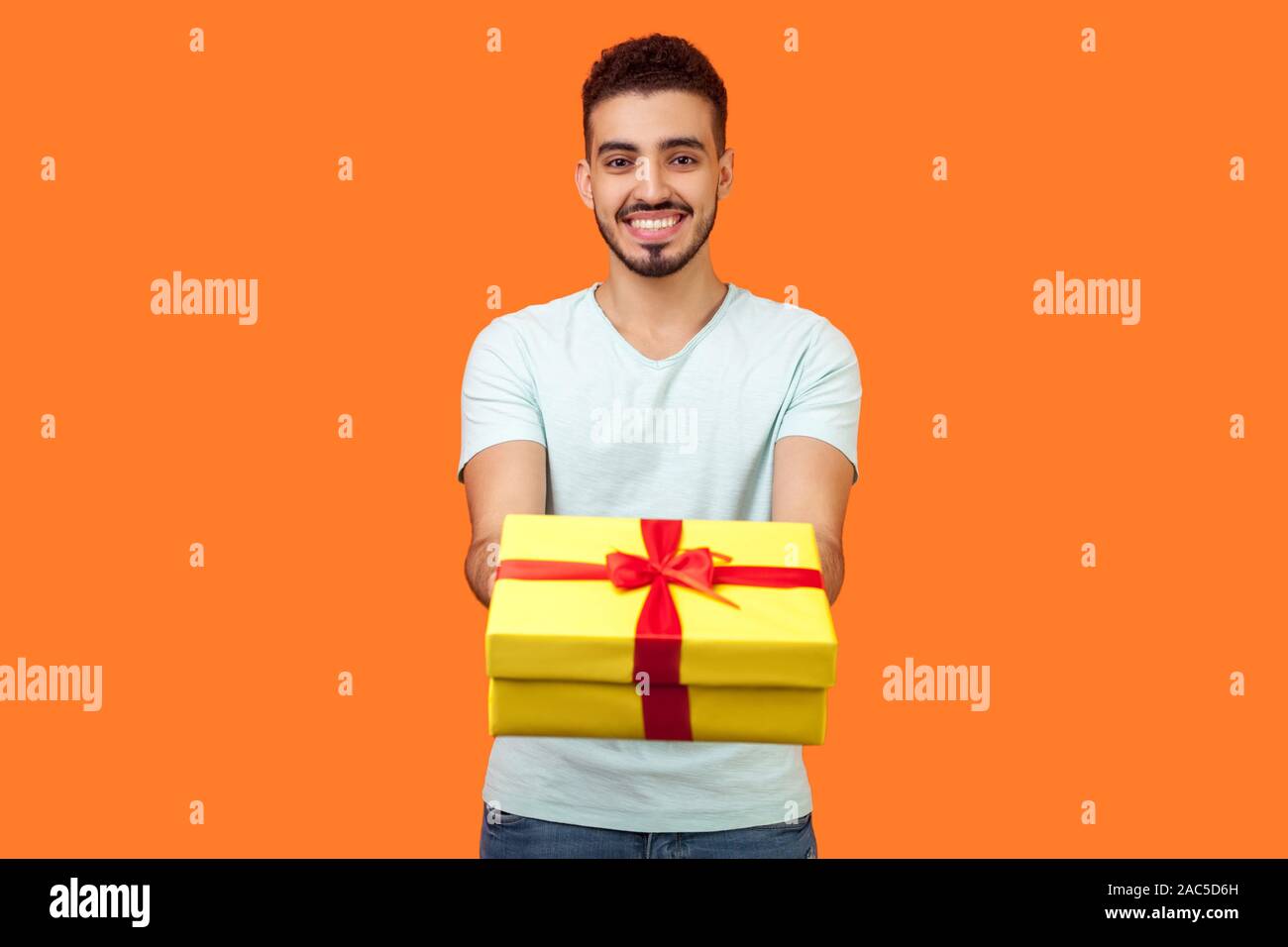 Portrait happy generous brunette hi-res stock photography and images ...
