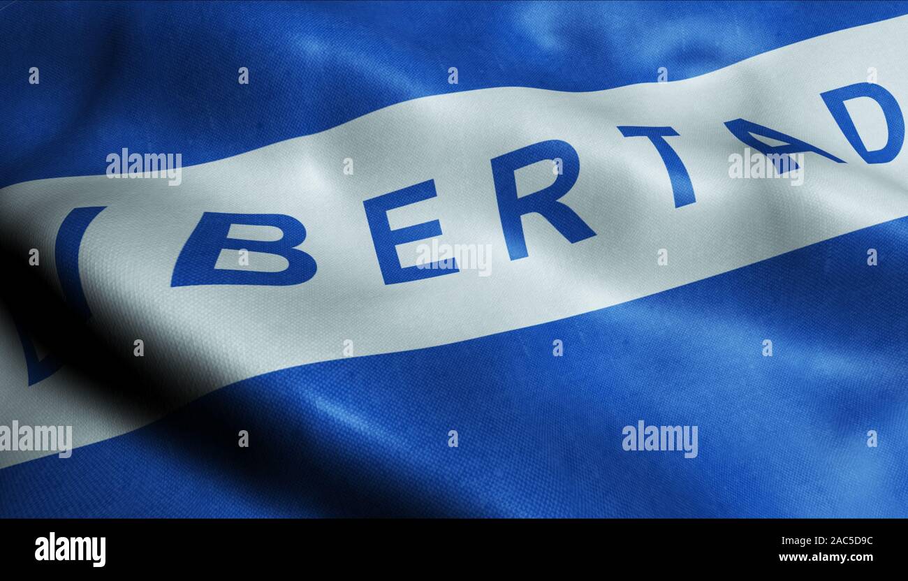 3D Waving Flag of Nicoya of Costa Rica Closeup View Stock Photo - Alamy
