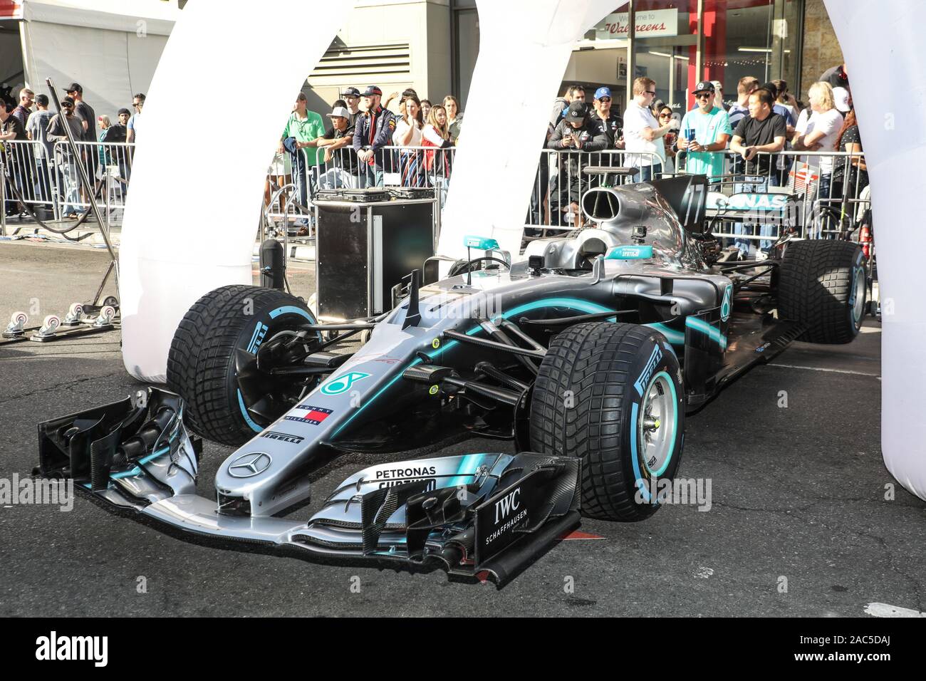 Formula 1 Fan Festival Los Angeles held on Hollywood Boulevard in ...