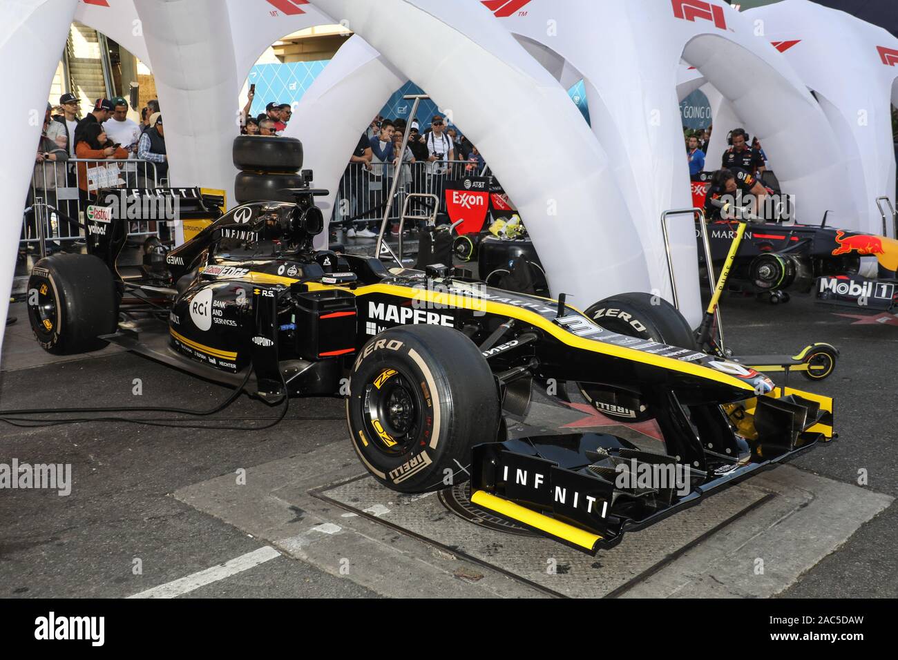Formula 1 Fan Festival Los Angeles held on Hollywood Boulevard in ...