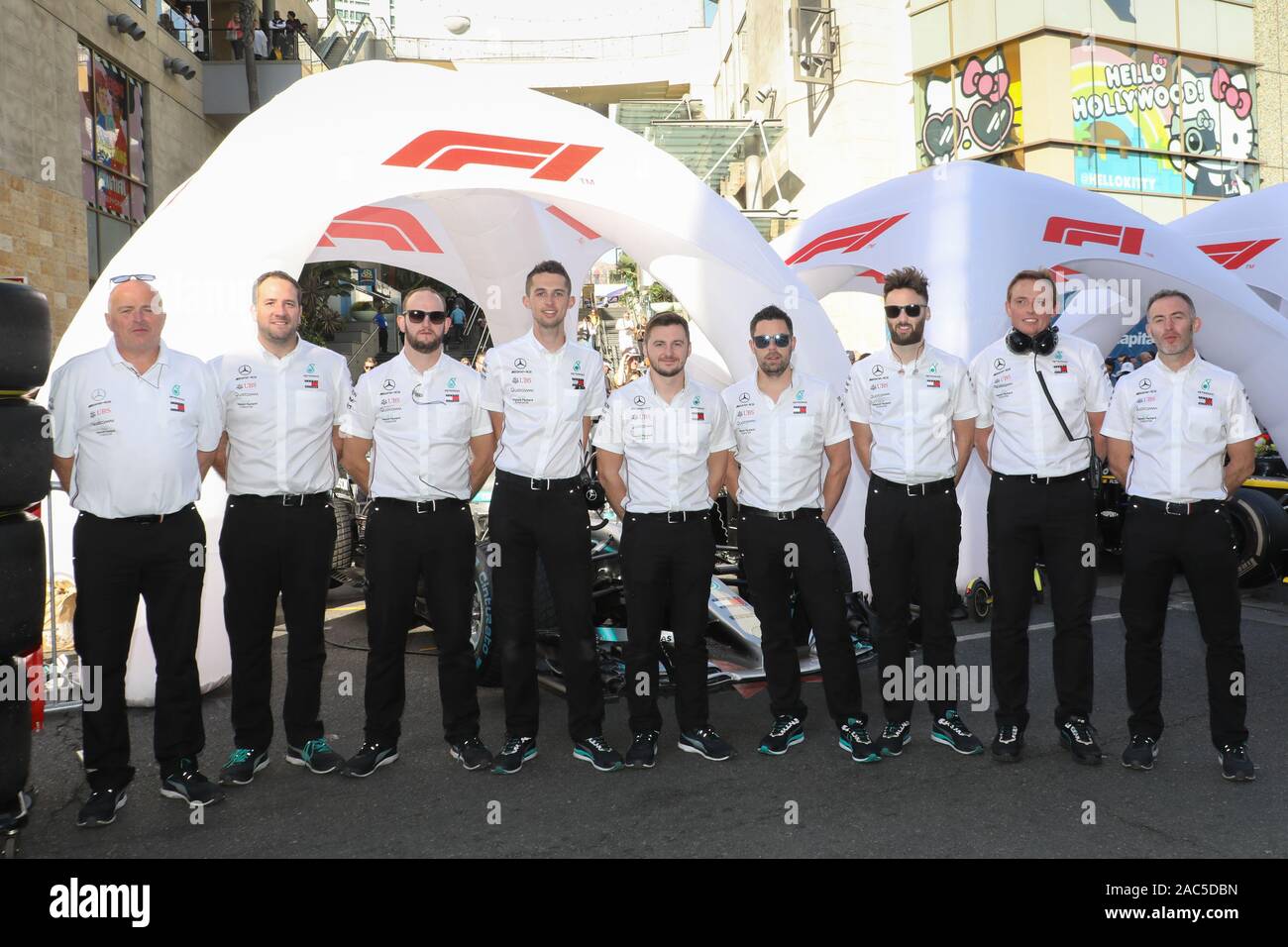 Formula 1 Fan Festival Los Angeles held on Hollywood Boulevard in ...