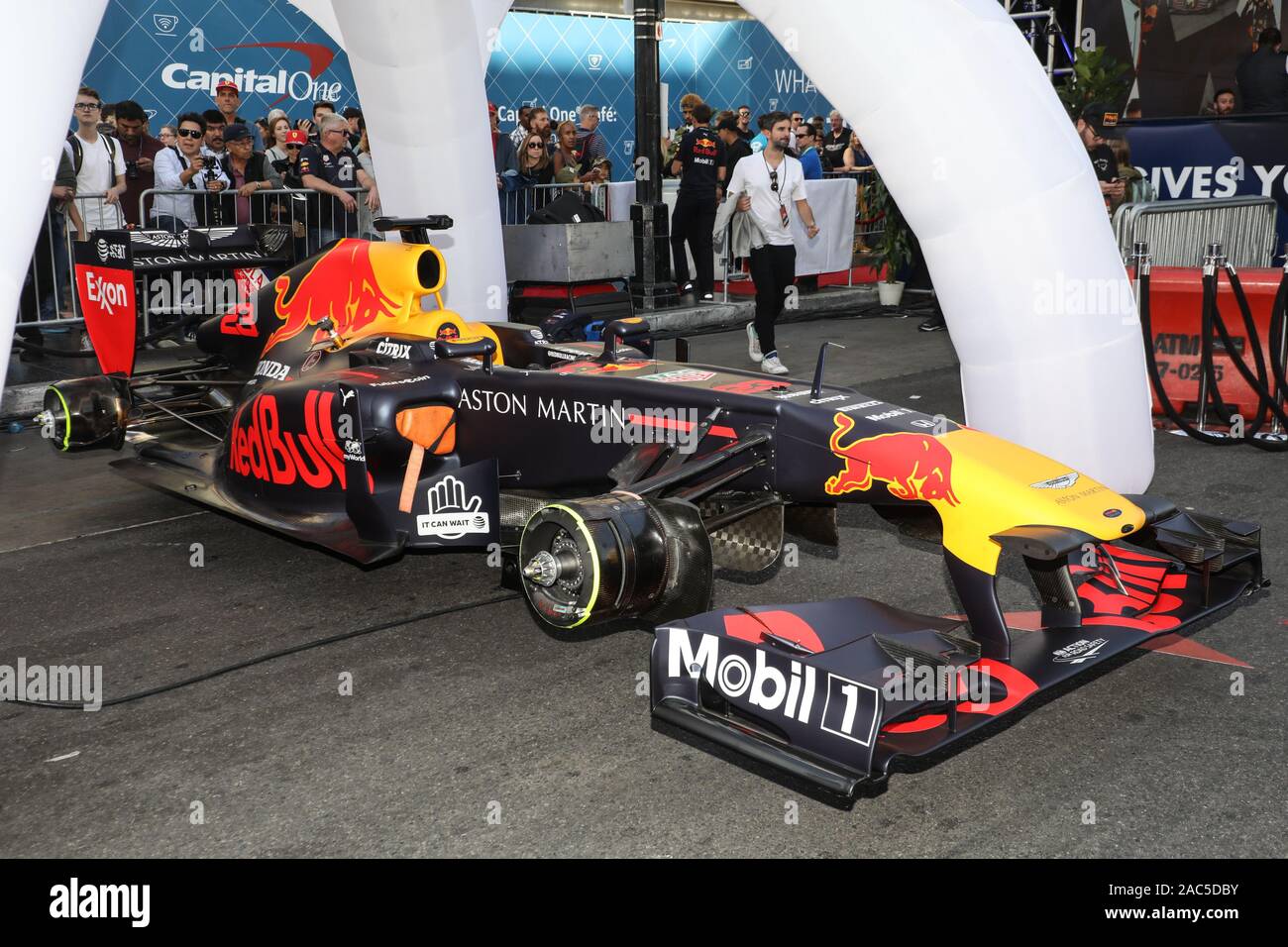 Formula 1 Fan Festival Los Angeles held on Hollywood Boulevard in ...
