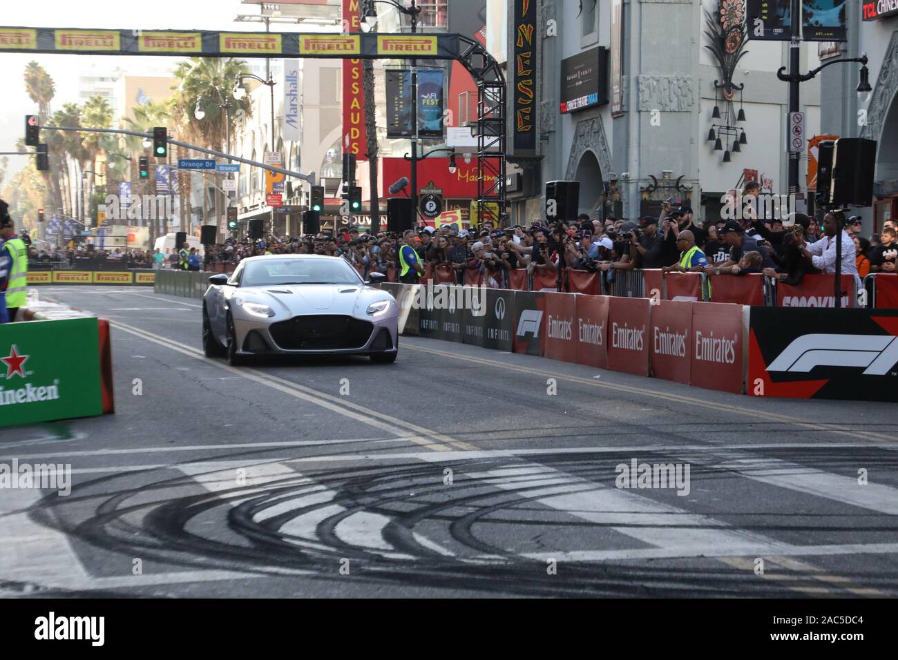 Formula 1 Fan Festival Los Angeles held on Hollywood Boulevard in ...