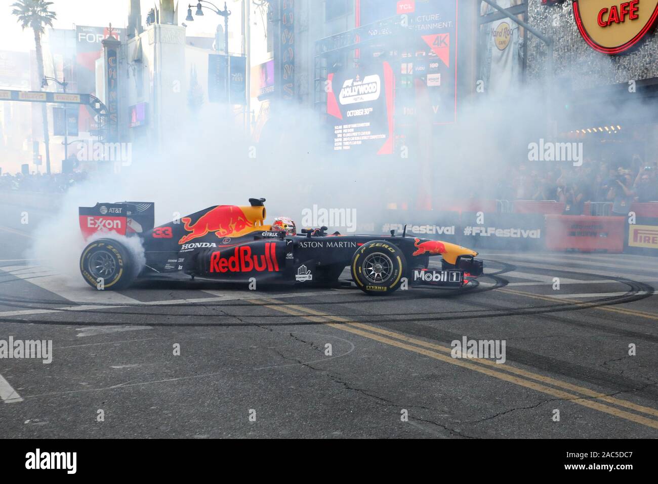 Formula 1 Fan Festival Los Angeles held on Hollywood Boulevard in ...