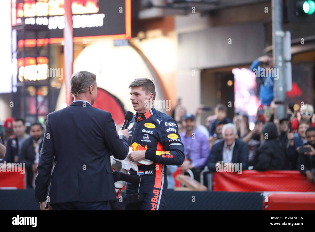 Formula 1 Fan Festival Los Angeles held on Hollywood Boulevard in ...