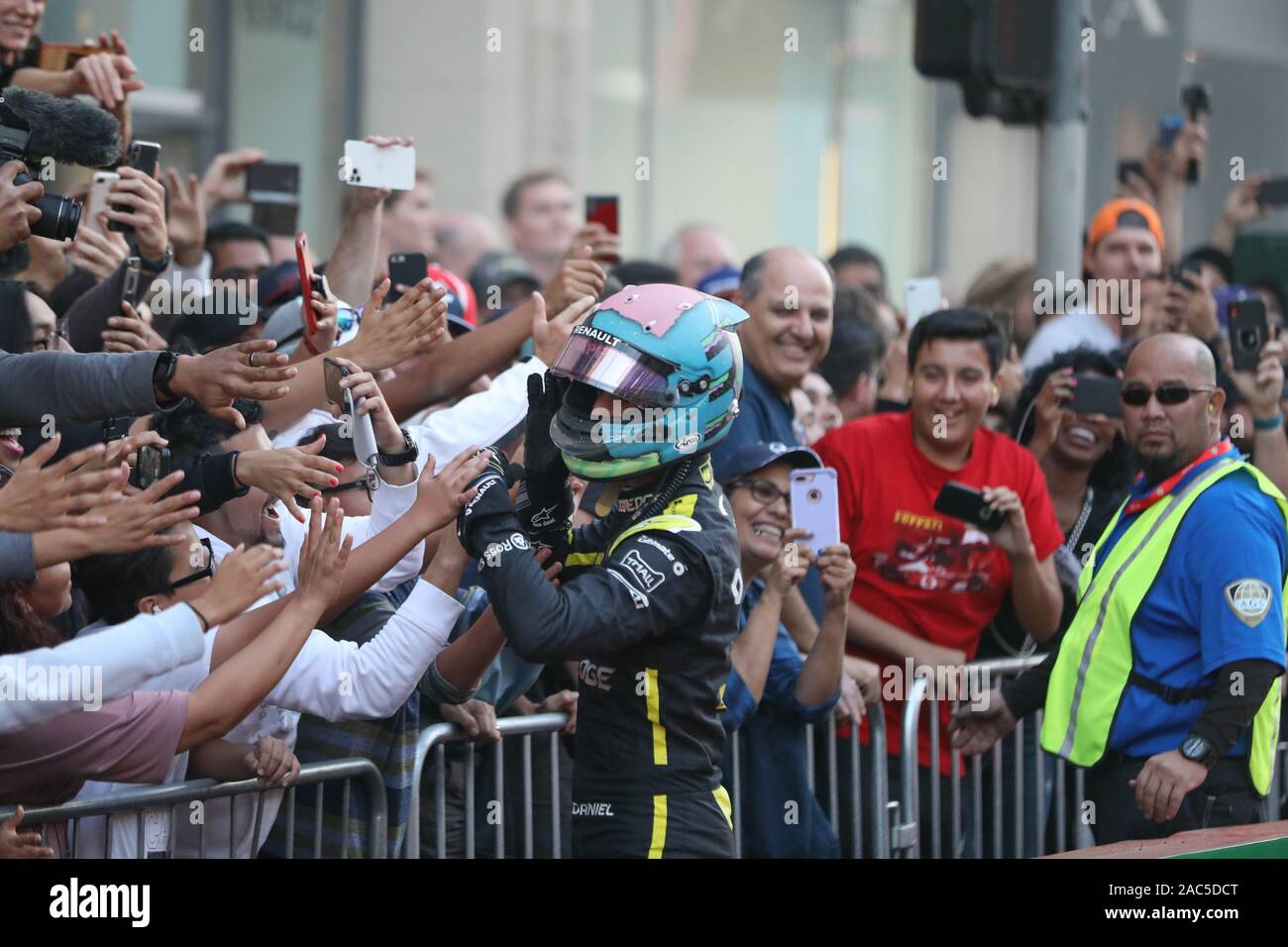 Formula 1 Fan Festival Los Angeles held on Hollywood Boulevard in ...