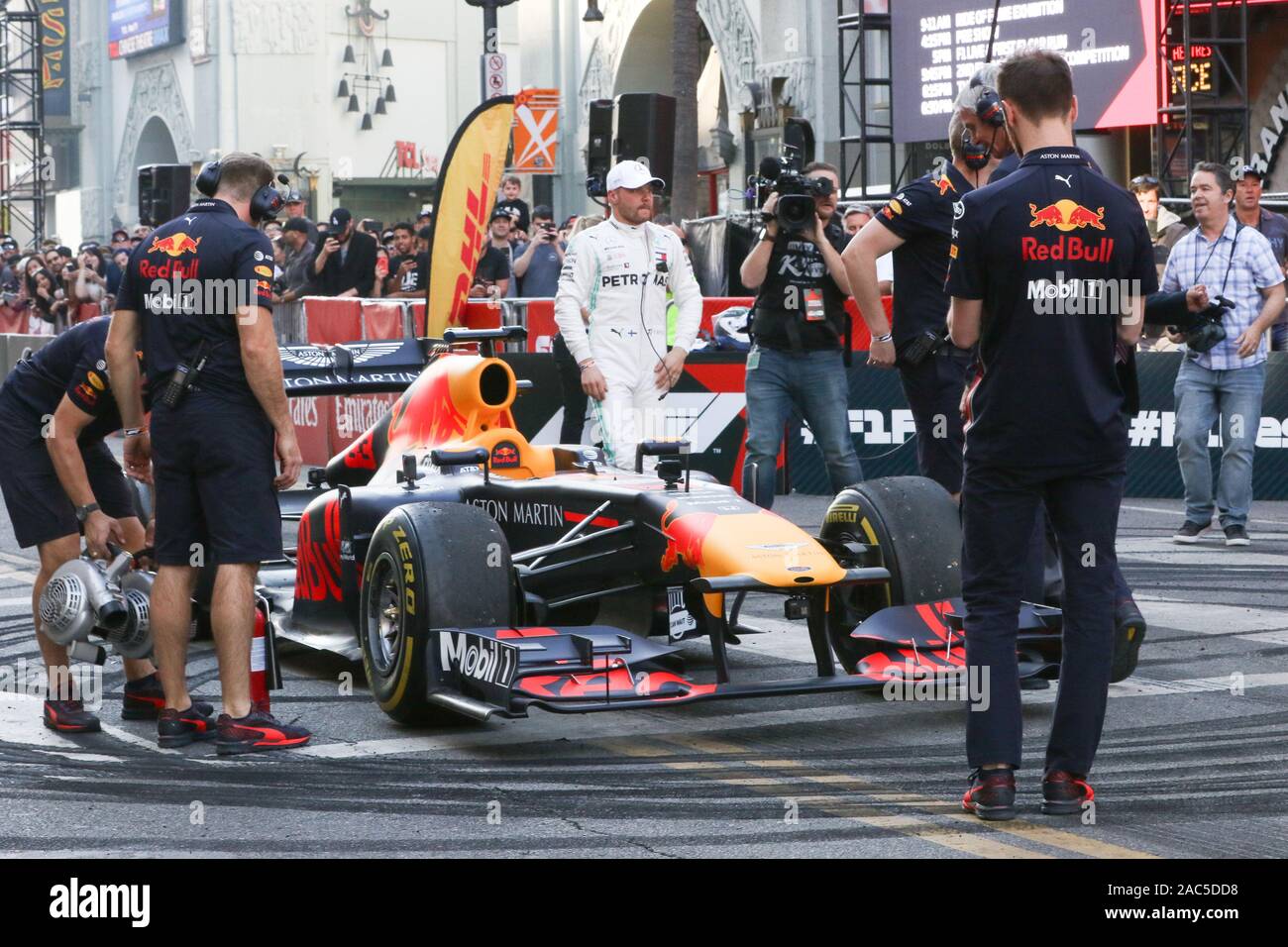 Formula 1 Fan Festival Los Angeles held on Hollywood Boulevard in ...