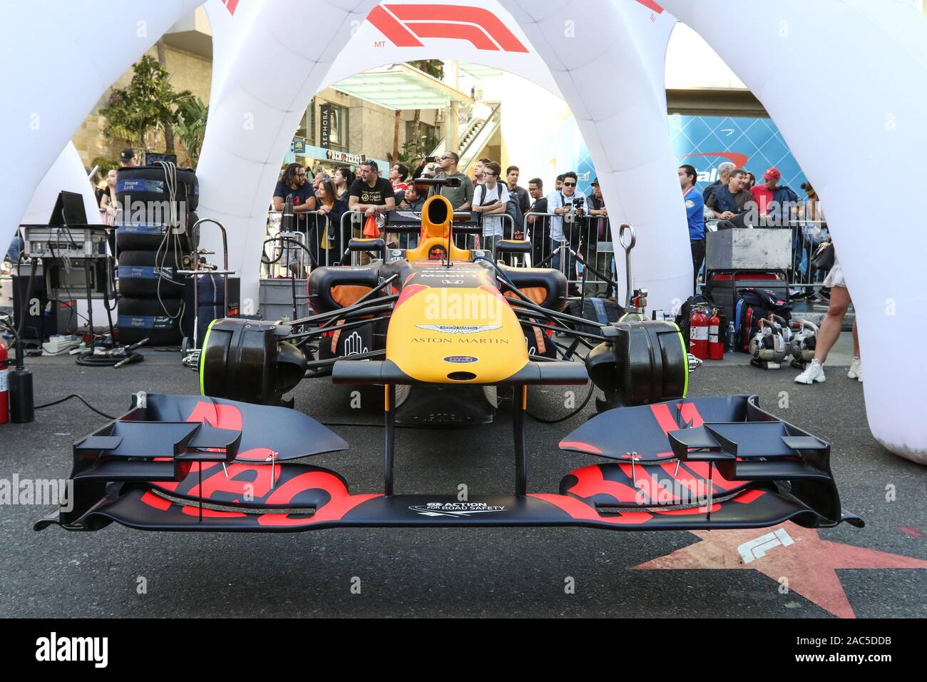 Formula 1 Fan Festival Los Angeles held on Hollywood Boulevard in ...