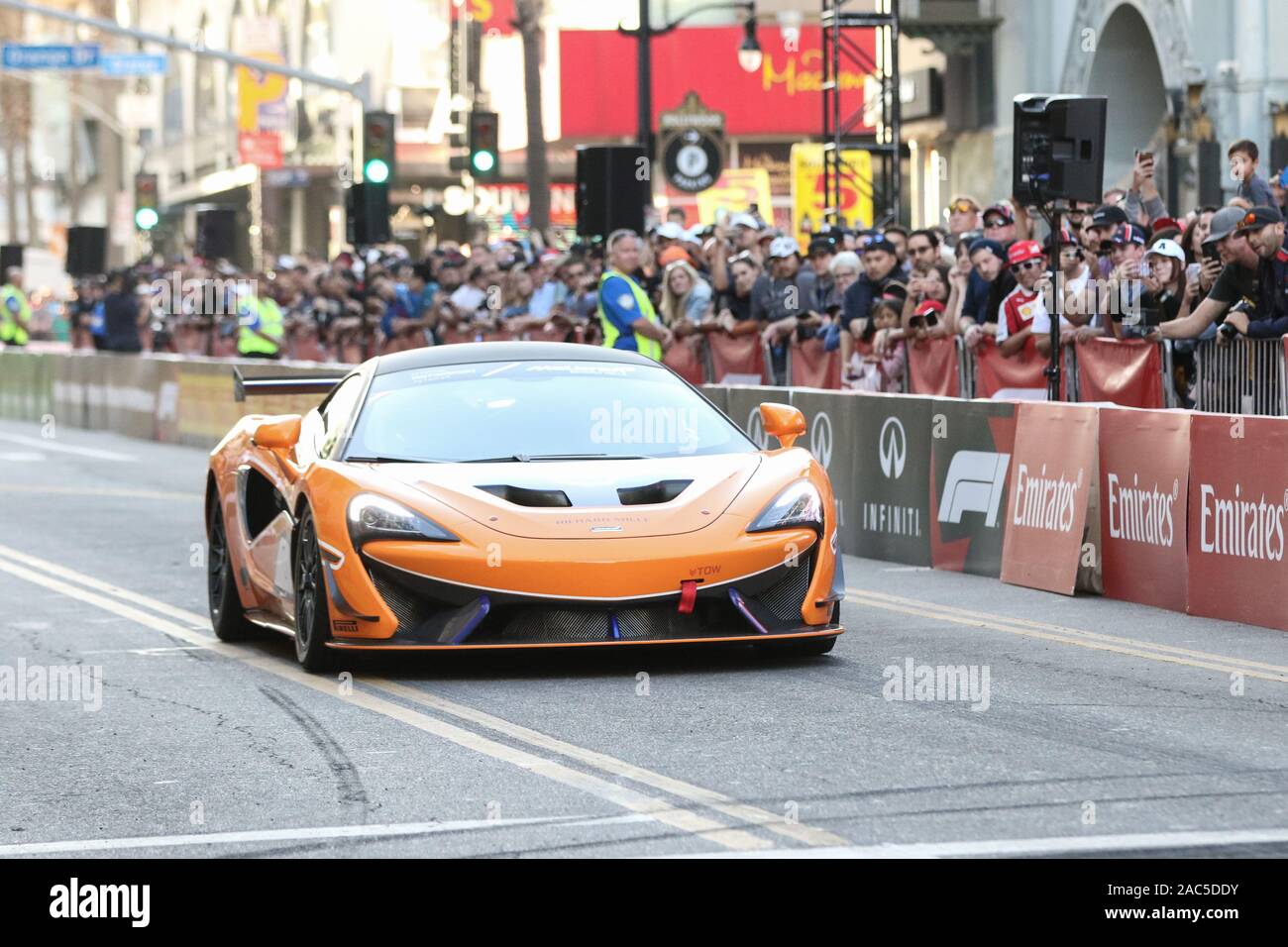 Formula 1 Fan Festival Los Angeles held on Hollywood Boulevard in ...