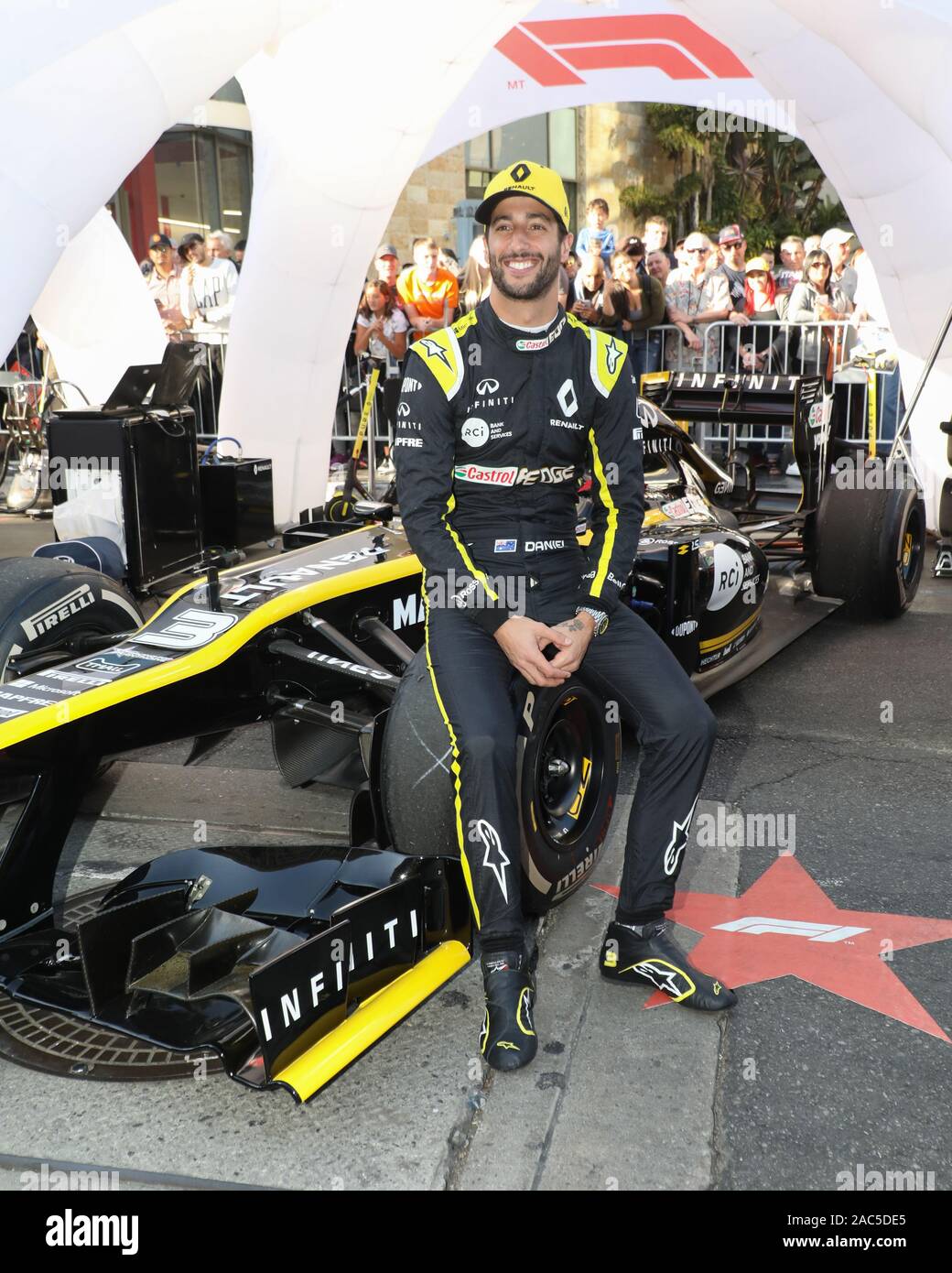 Formula 1 Fan Festival Los Angeles held on Hollywood Boulevard in ...