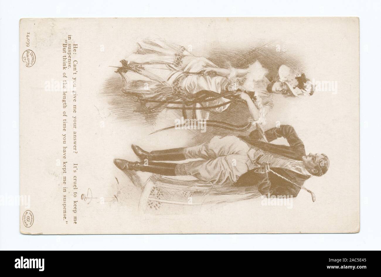 He- Can't you give me your answer, Life Cartoons 1905+. Includes the ...