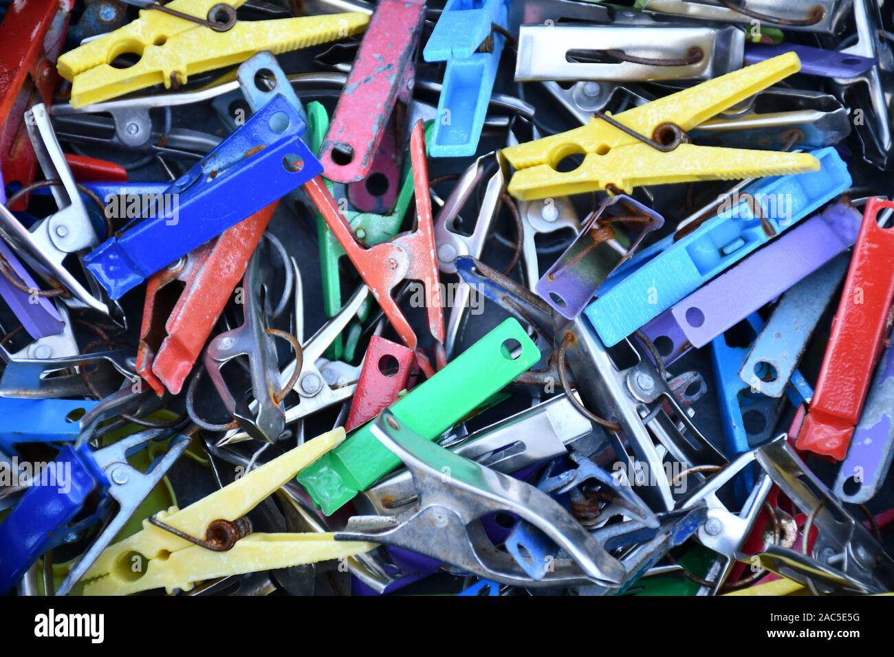 Cloth pins, background, colorful background Stock Photo - Alamy