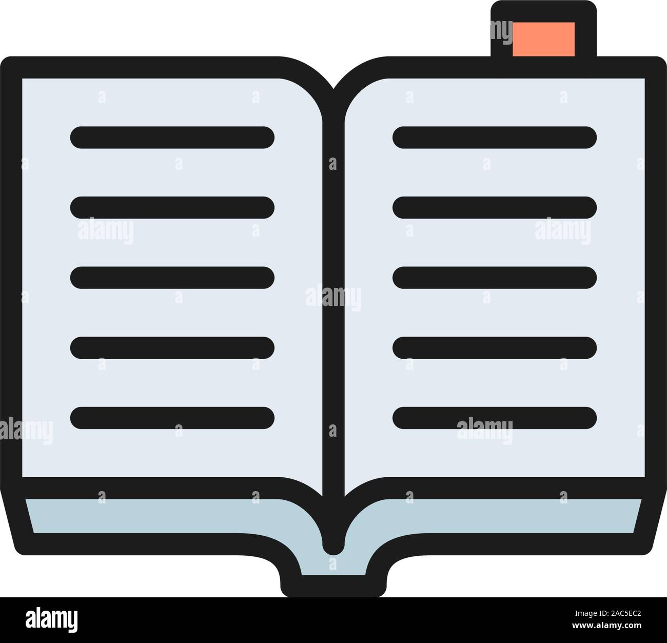 Open book, criminal code flat color icon Stock Vector Image & Art - Alamy