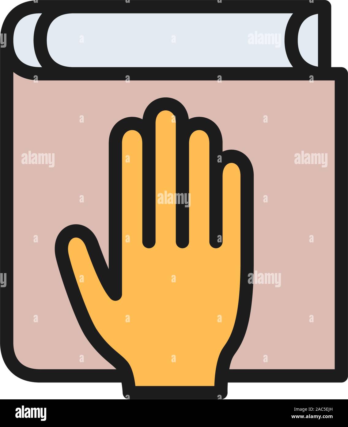 Taking oath Stock Vector Images - Alamy