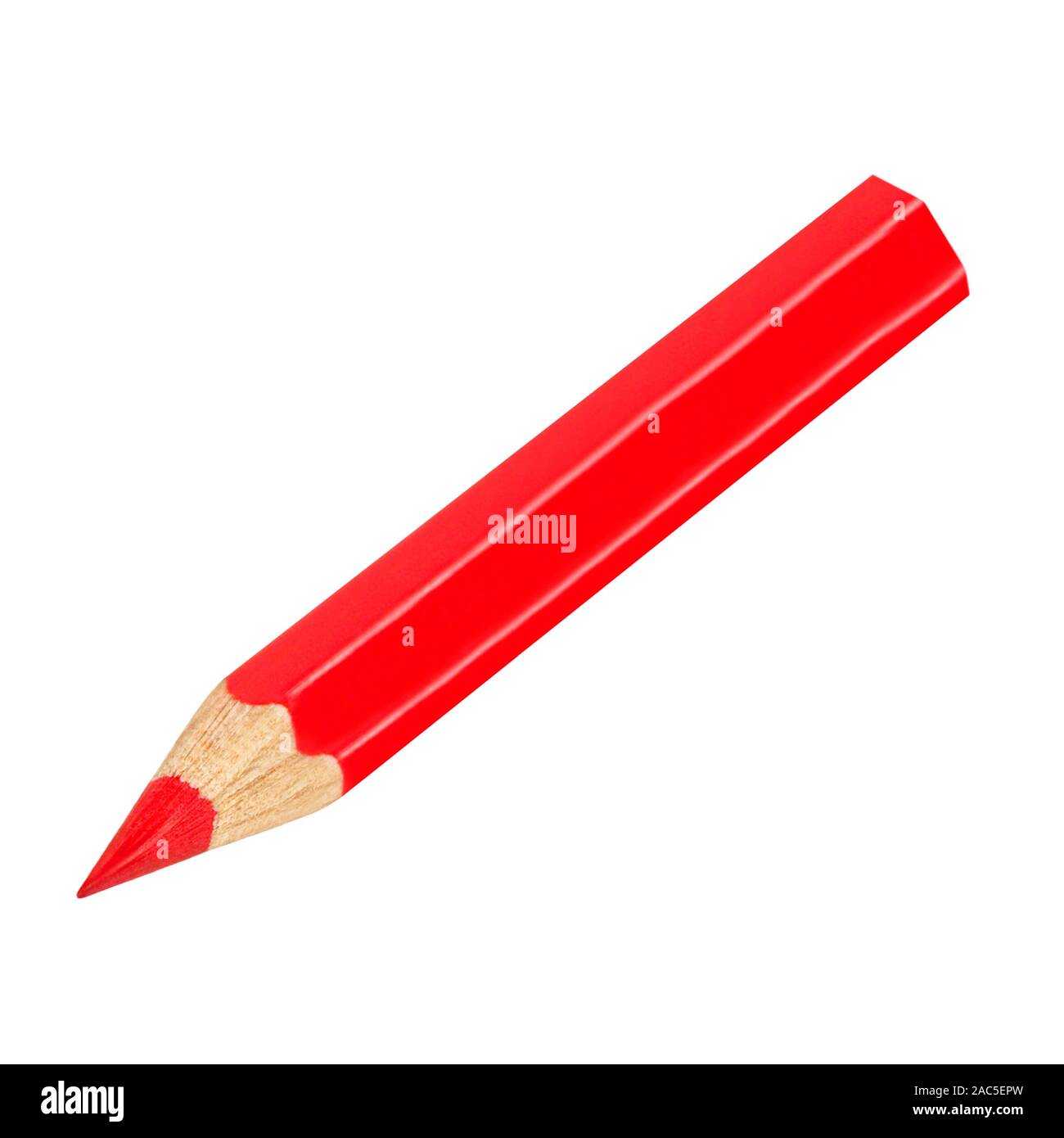 Red and blue pen isolated against white background Stock Photo - Alamy