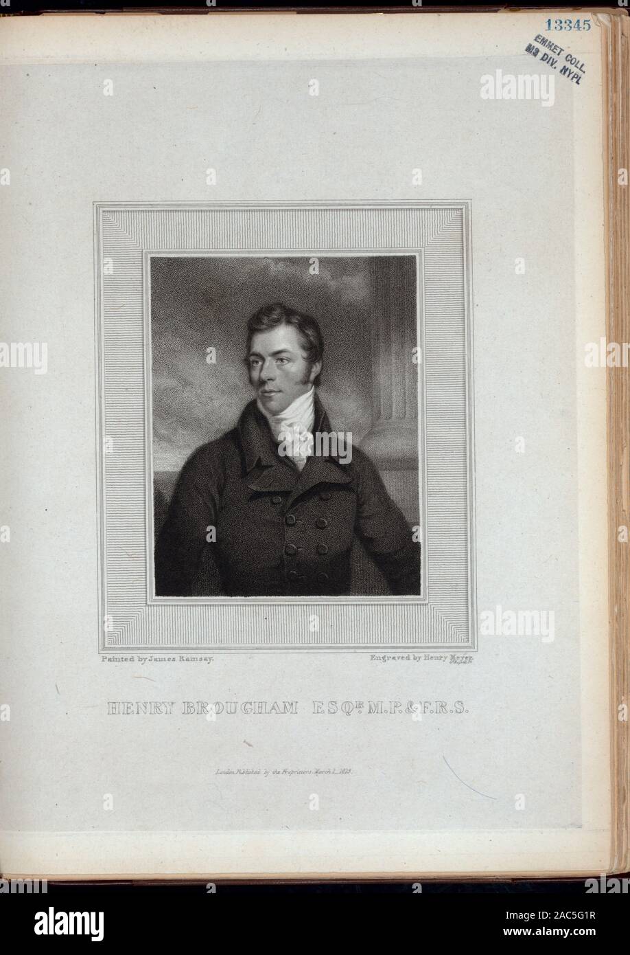 Henry p brougham hi-res stock photography and images - Alamy