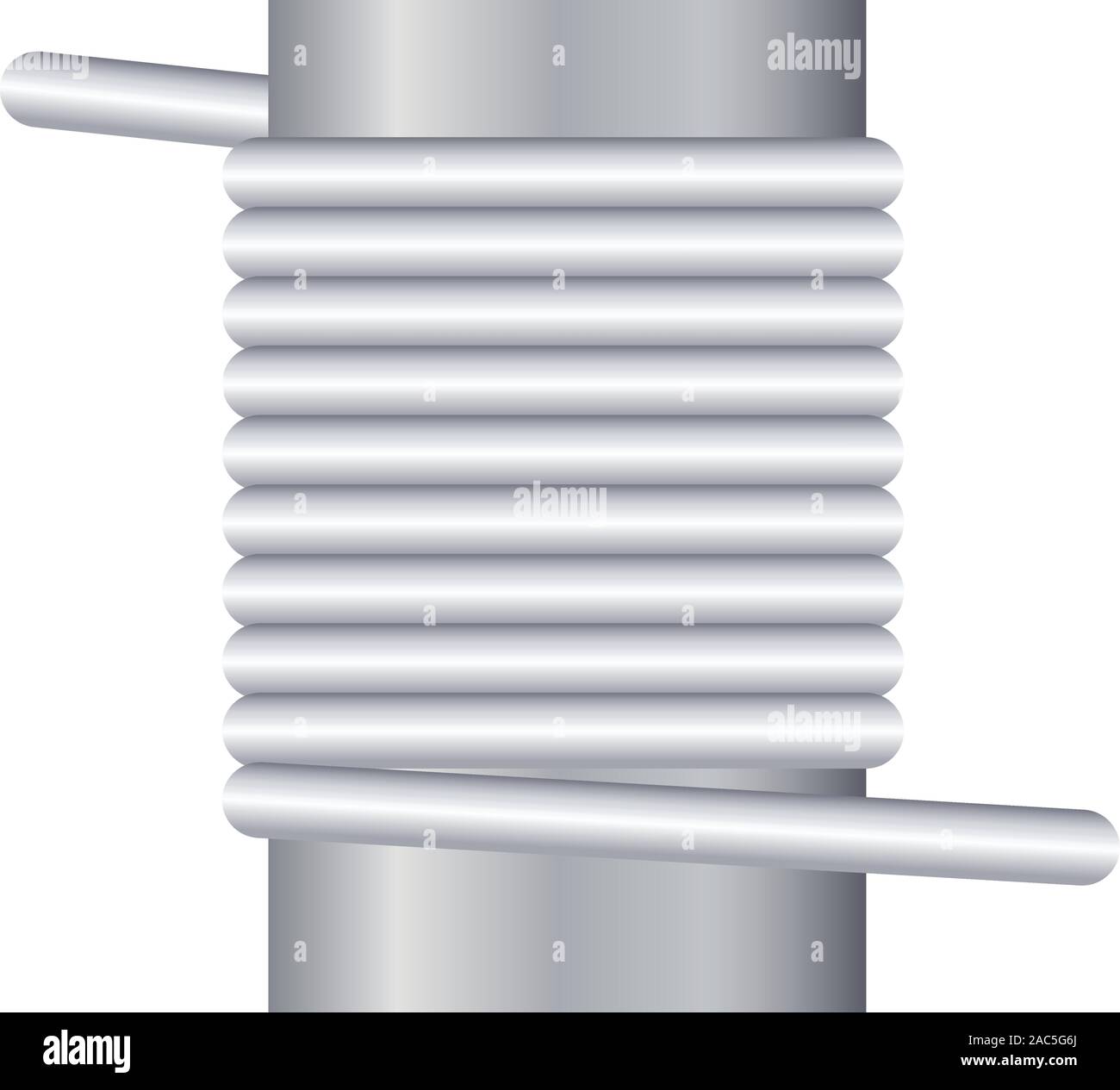 Industrial magnetic coil icon. Cartoon of industrial magnetic coil ...