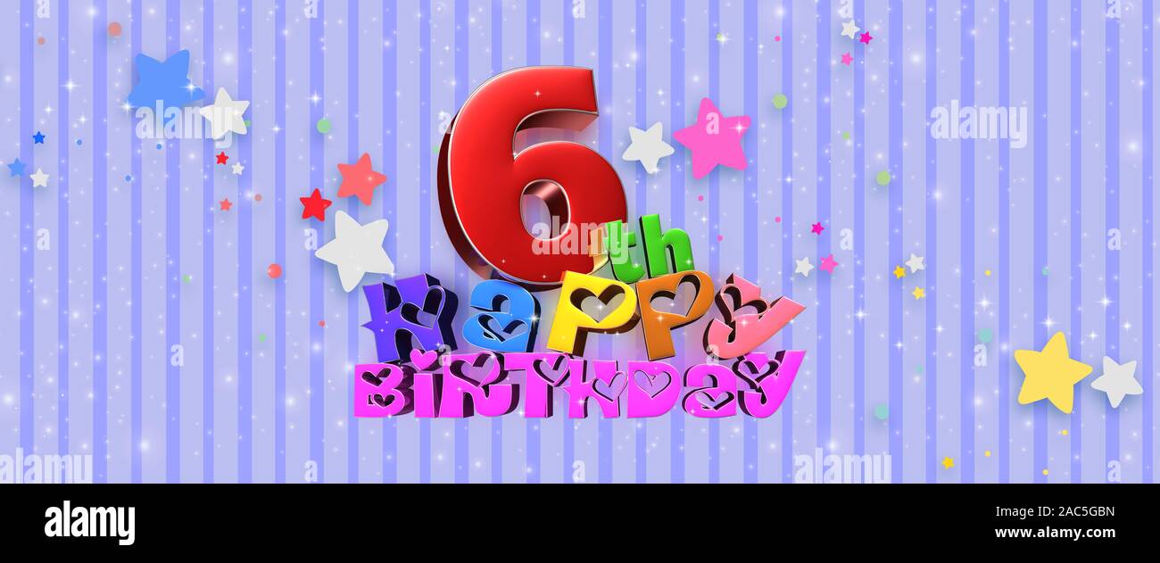 6th Birthday High Resolution Stock Photography and Images - Alamy