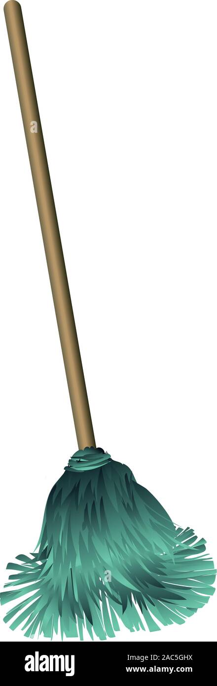 Dust mop icon. Cartoon of dust mop vector icon for web design isolated ...