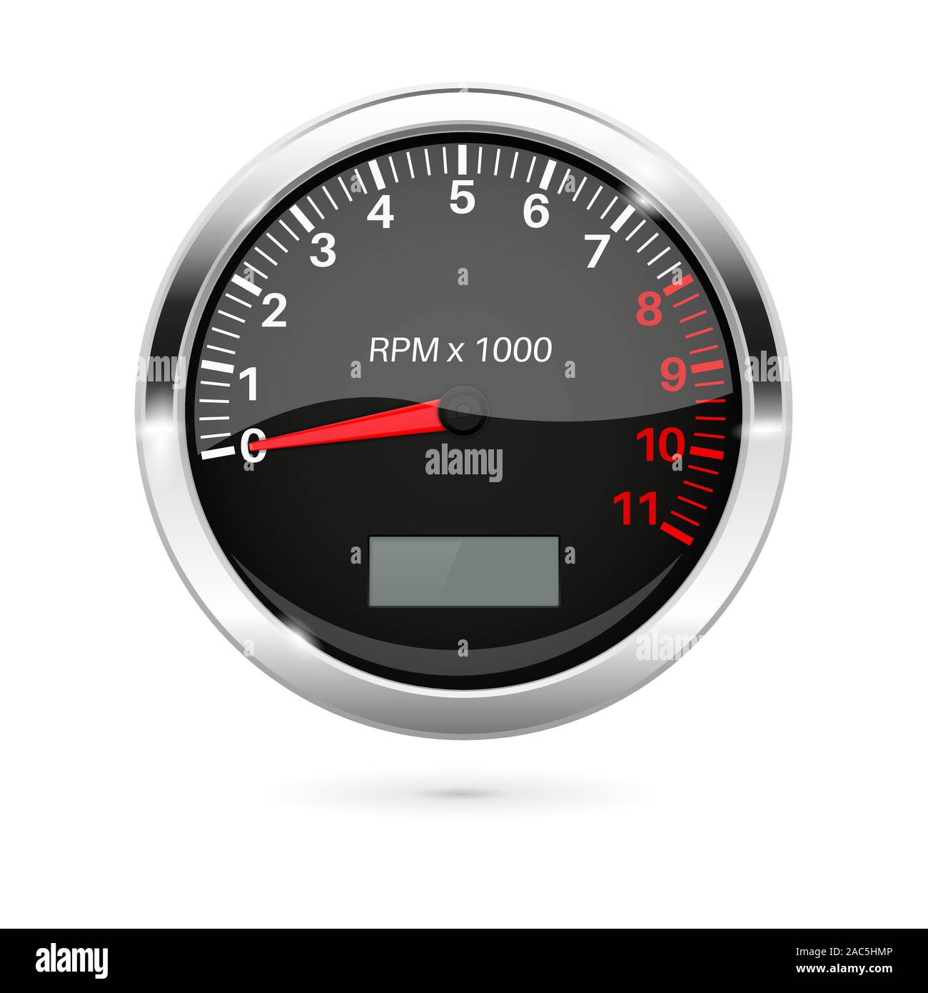 Tachometer. 3d vector illustration Stock Vector Image & Art - Alamy