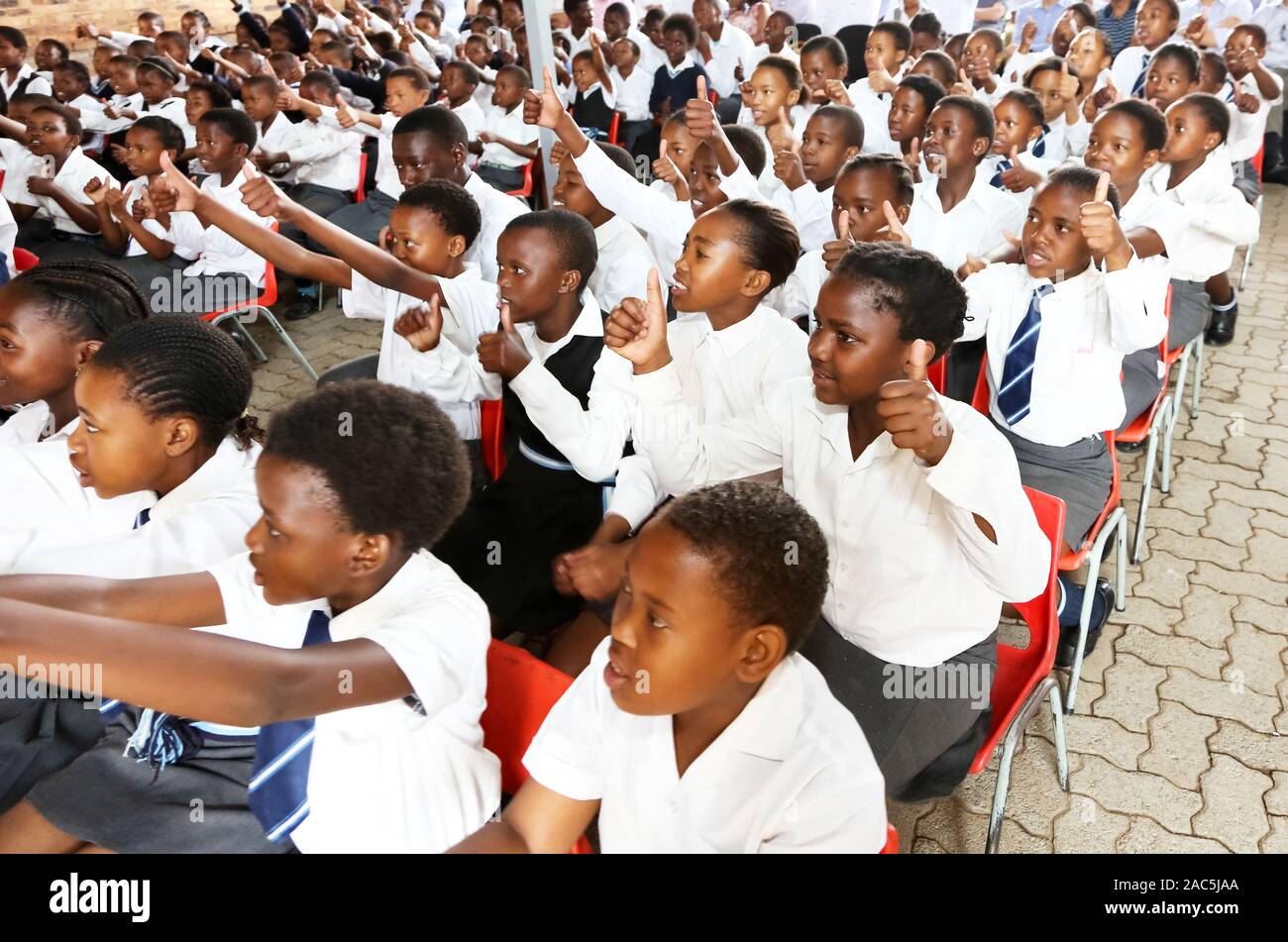 Johannesburg, South Africa - September 19 2013: African Children in ...