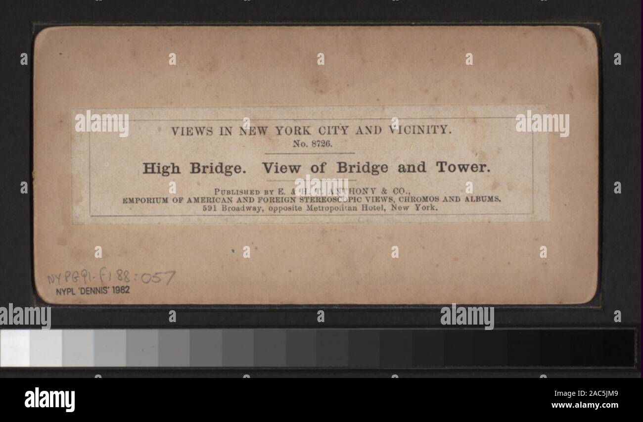 High Bridge View of Bridge and Tower High Bridge. View of Bridge and ...