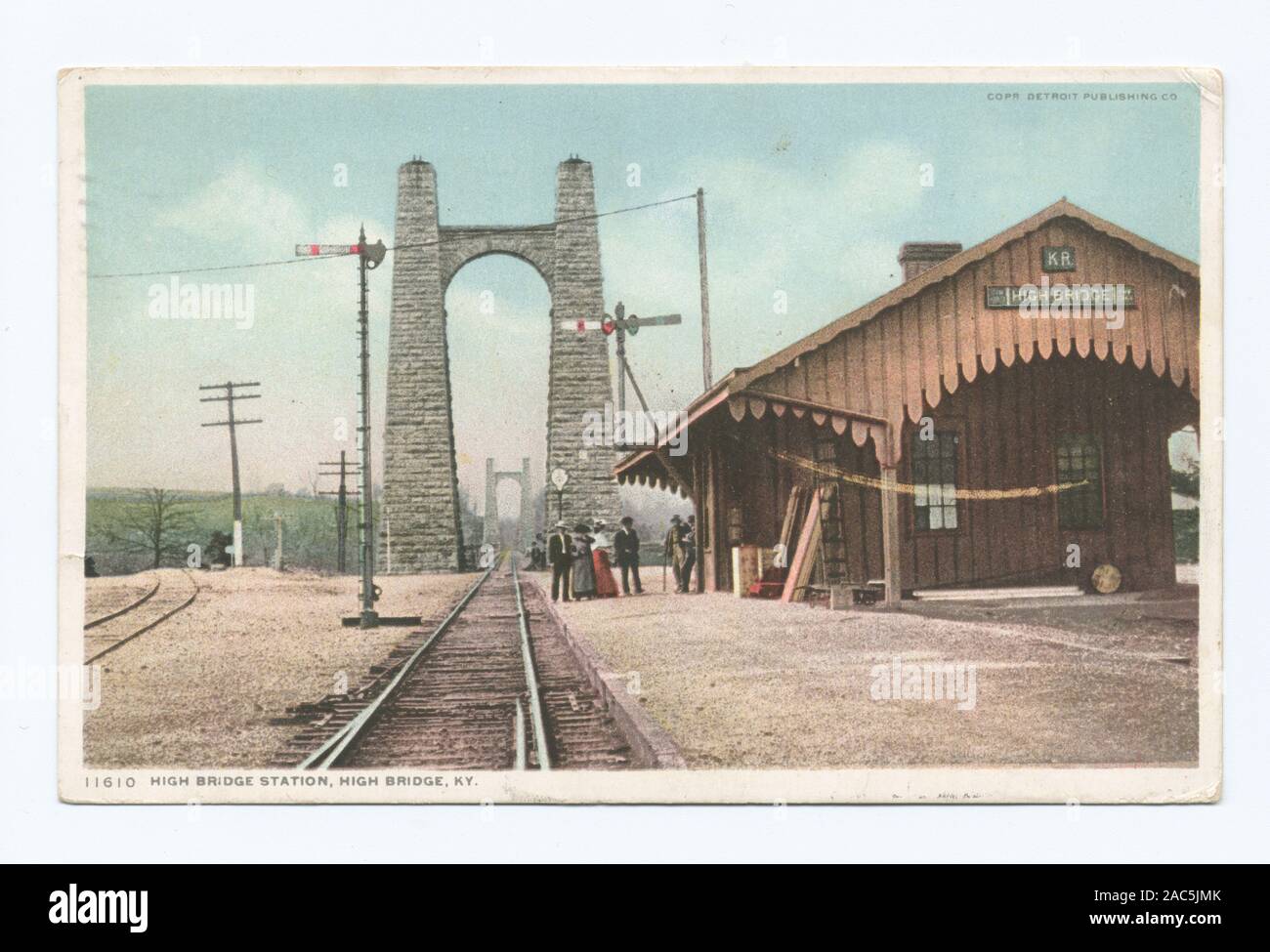 High Bridge Station, High Bridge, Ky 1907-1908. First series with ...