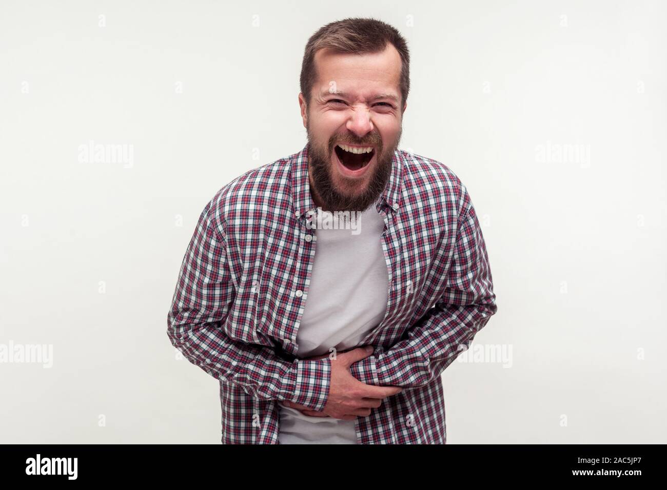 Chuckling man hi-res stock photography and images - Alamy