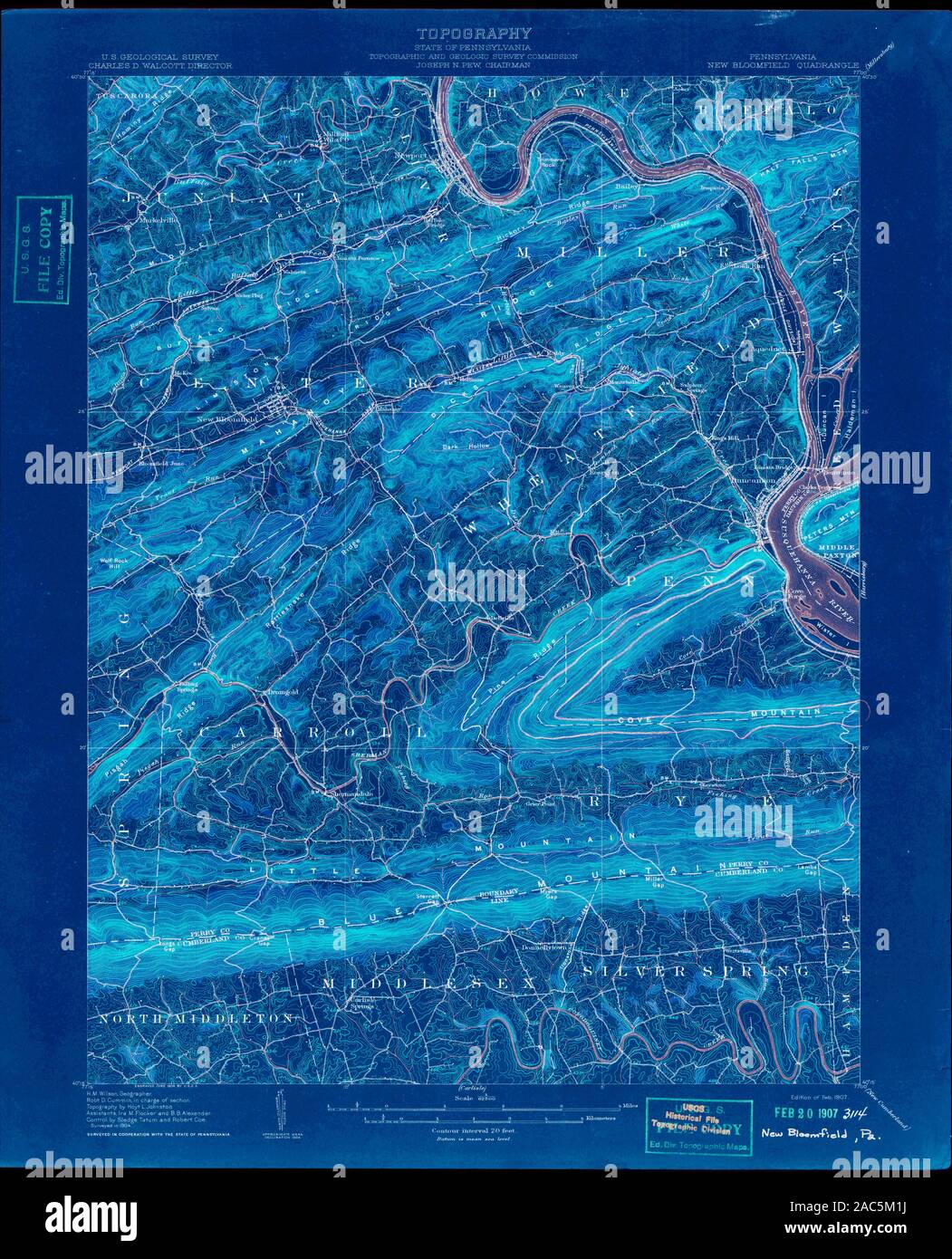 Map of new bloomfield hi-res stock photography and images - Alamy