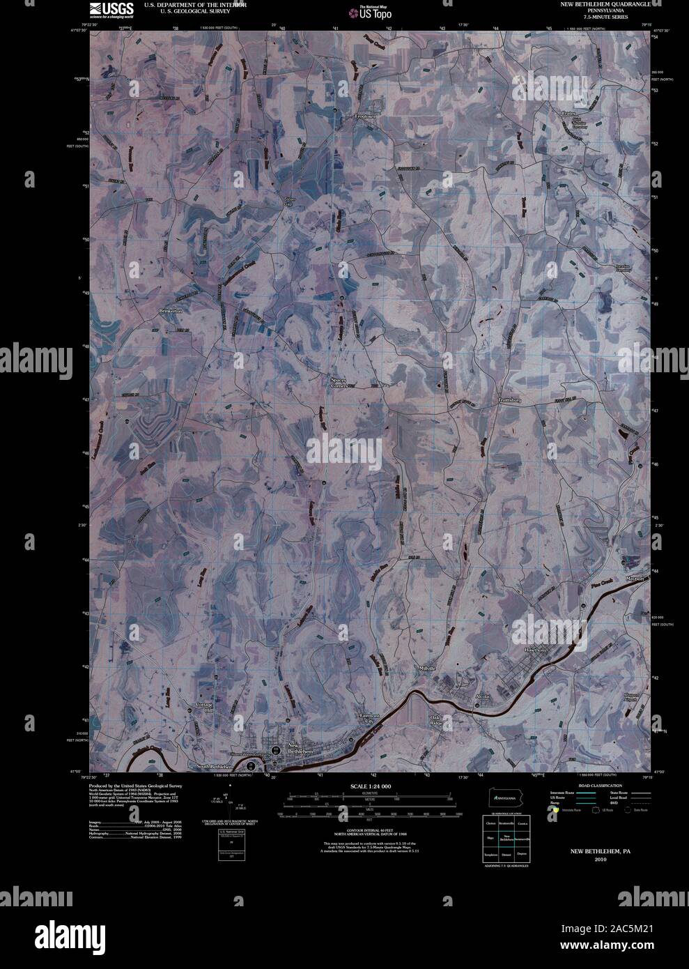 Bethlehem pennsylvania map hi-res stock photography and images - Alamy