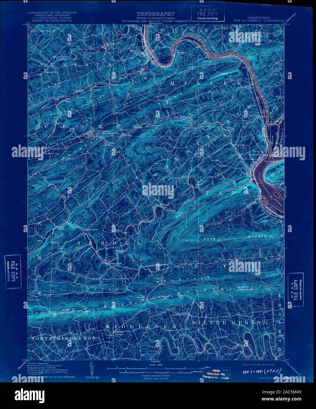 Map of new bloomfield hi-res stock photography and images - Alamy