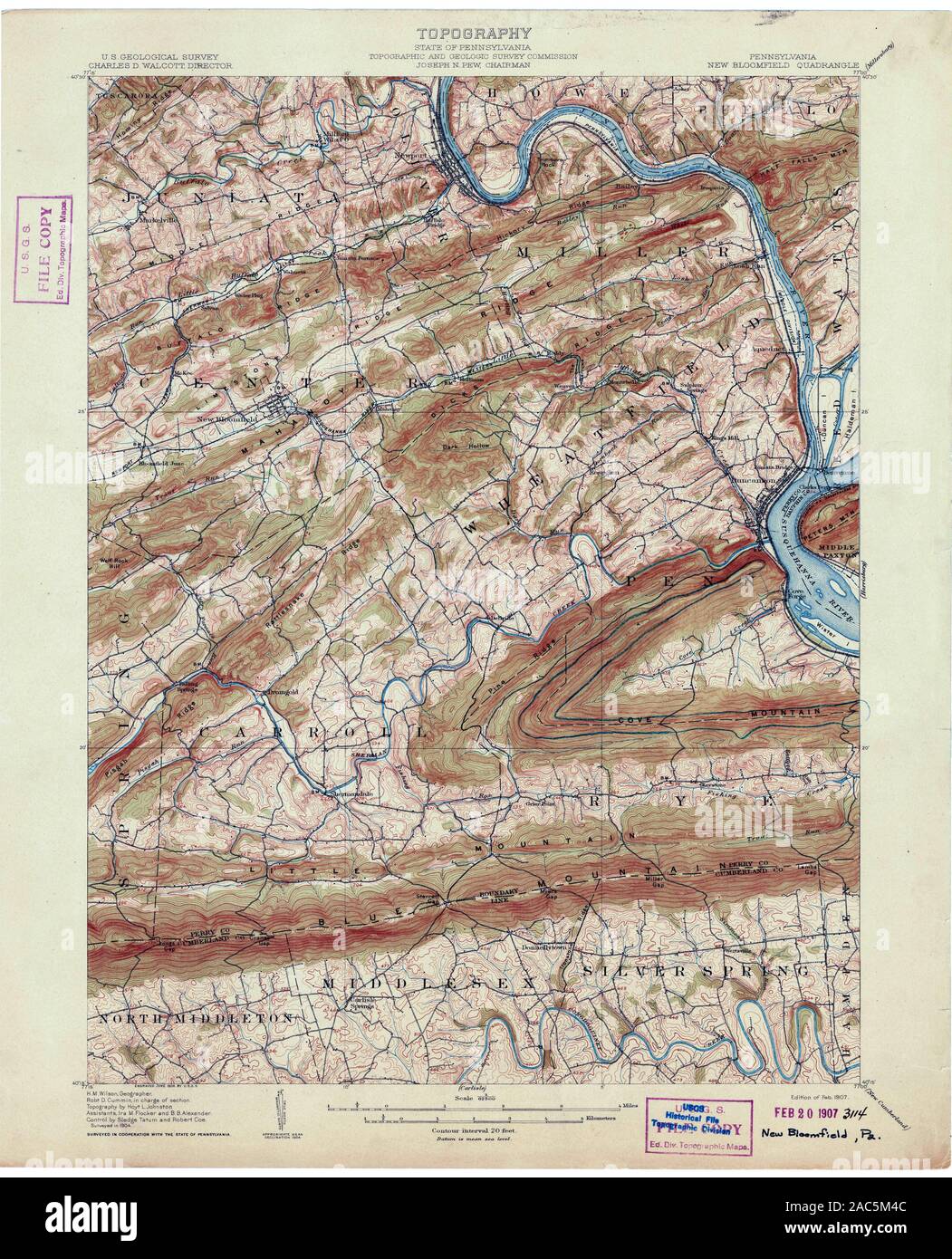 Map of new bloomfield hi-res stock photography and images - Alamy