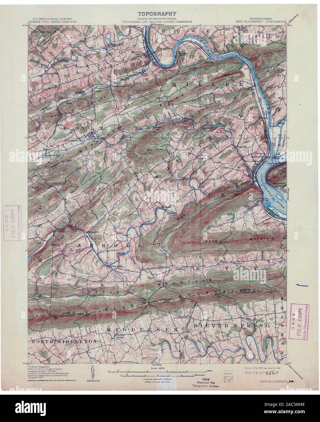 New bloomfield map hi-res stock photography and images - Alamy