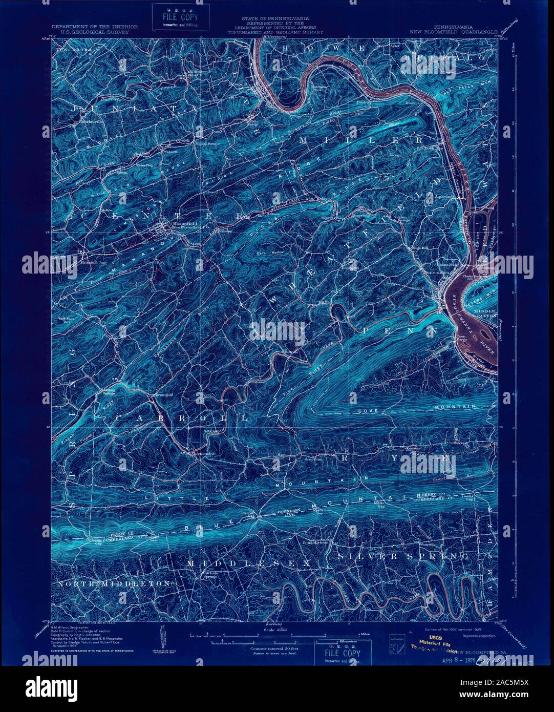 Map of new bloomfield hi-res stock photography and images - Alamy