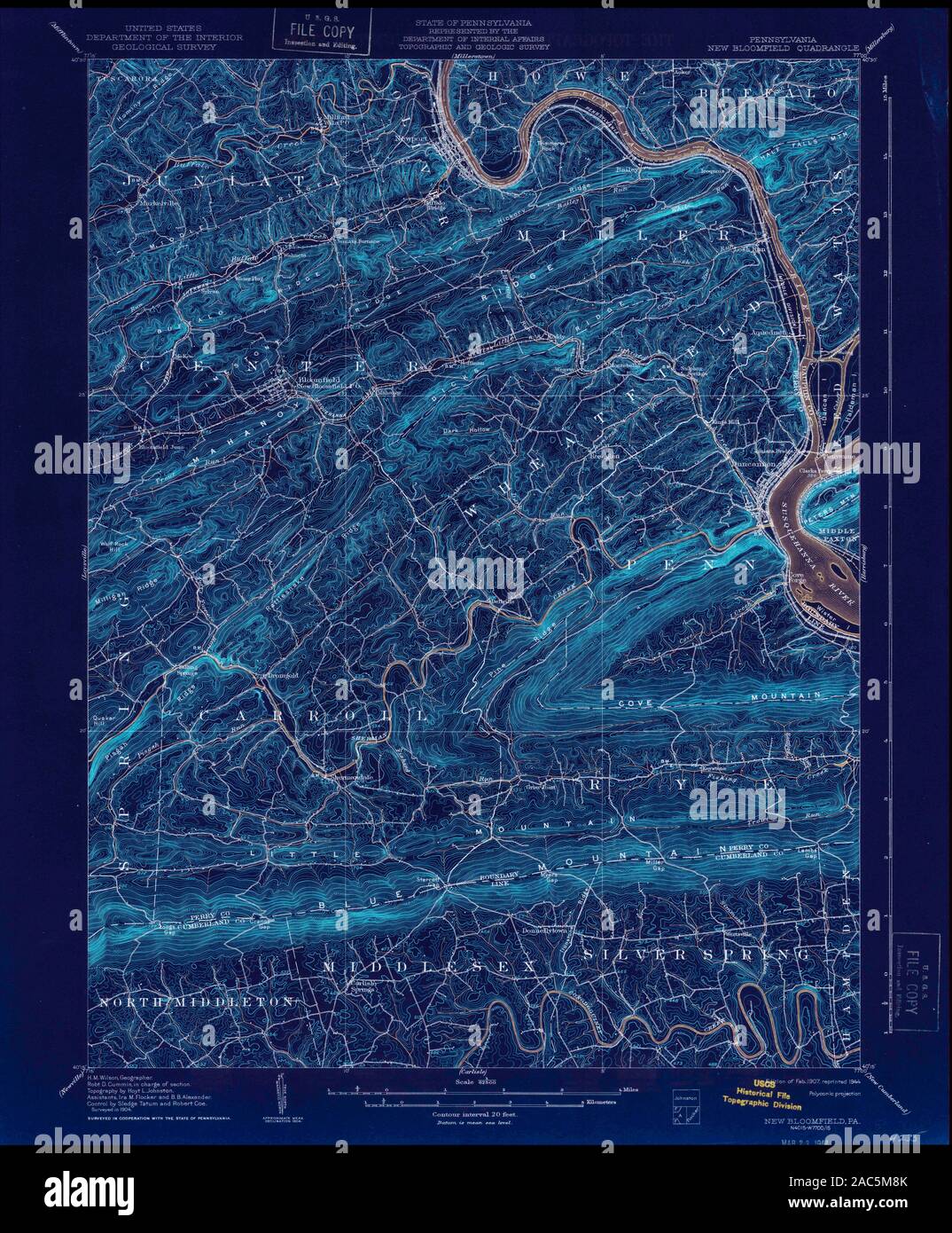 Map of new bloomfield hi-res stock photography and images - Alamy