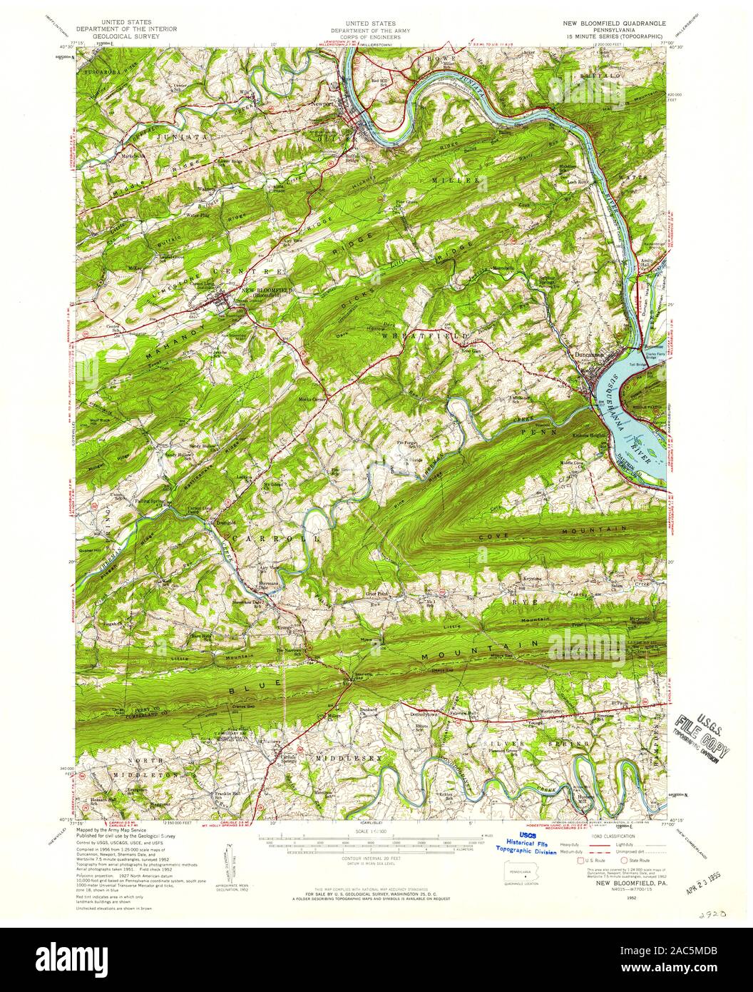 Map of new bloomfield hi-res stock photography and images - Alamy