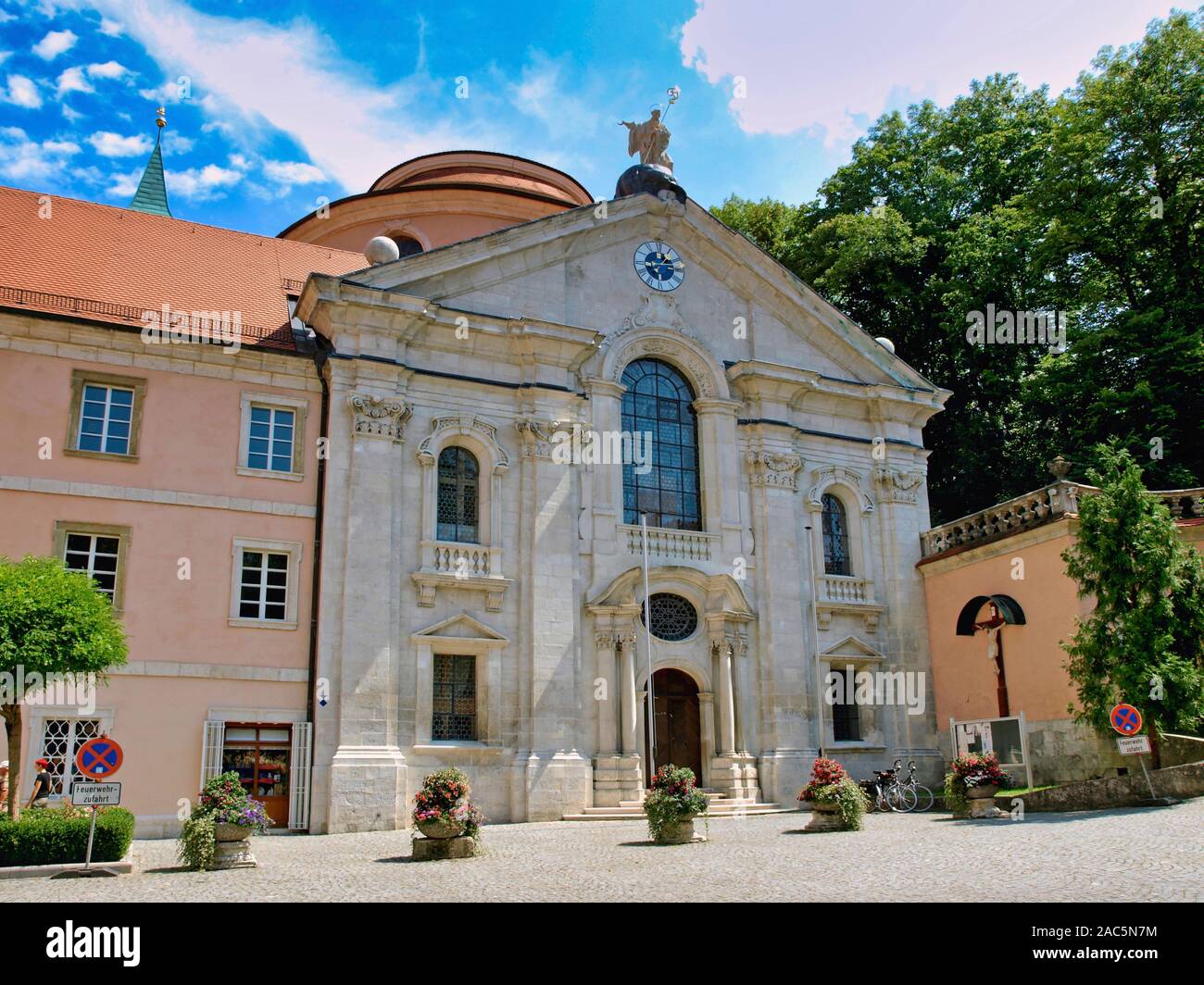 Weltenburg Monastery on the Danube Gorge Nature Reserve, Danube River ...