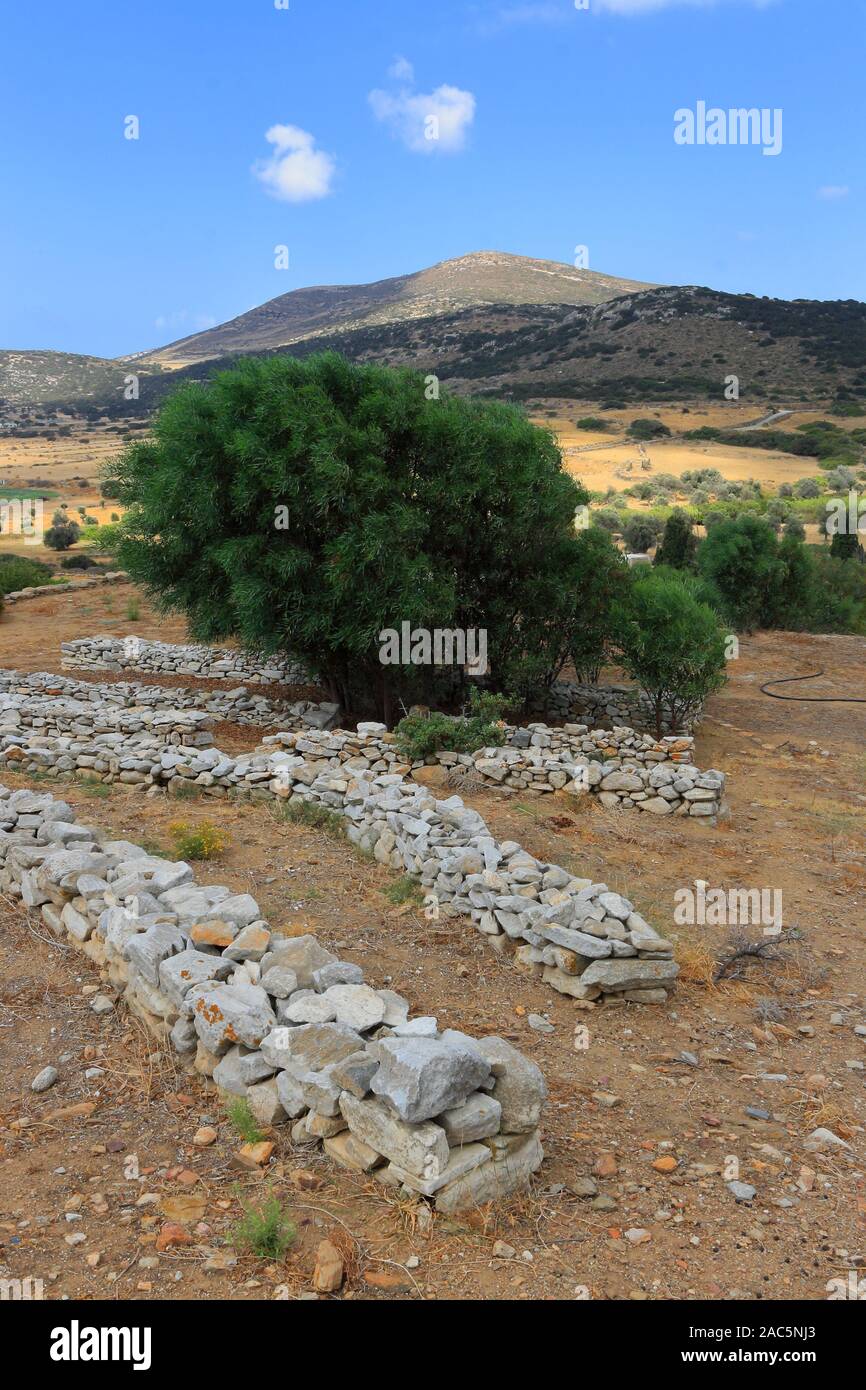 The countryside in the Naxos island, Greece Stock Photo - Alamy