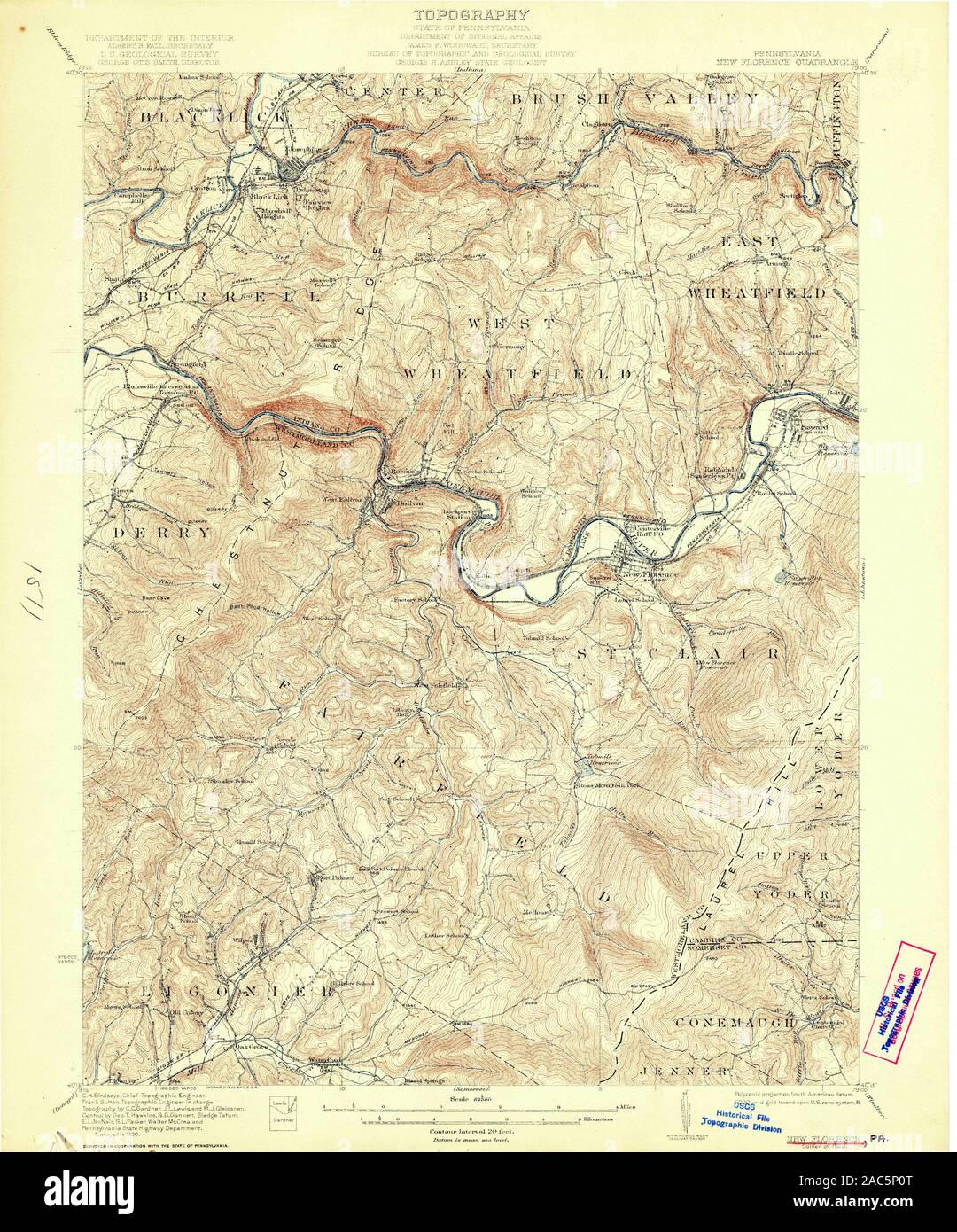 Florence pennsylvania map hi-res stock photography and images - Alamy