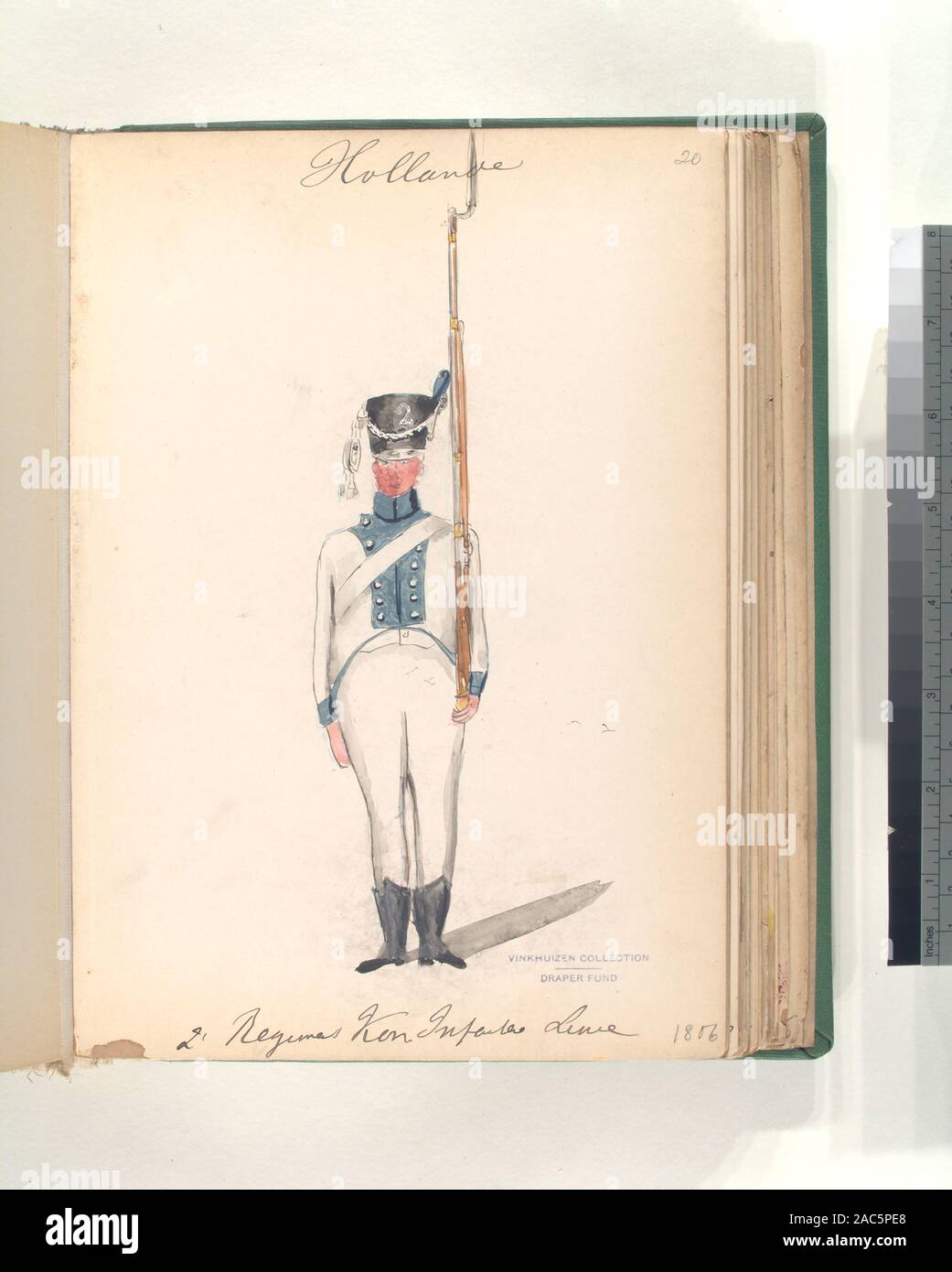 Soldier of Holland, Dutch, 2 Reg Kon Infanterie - Linie 1806 Draper ...