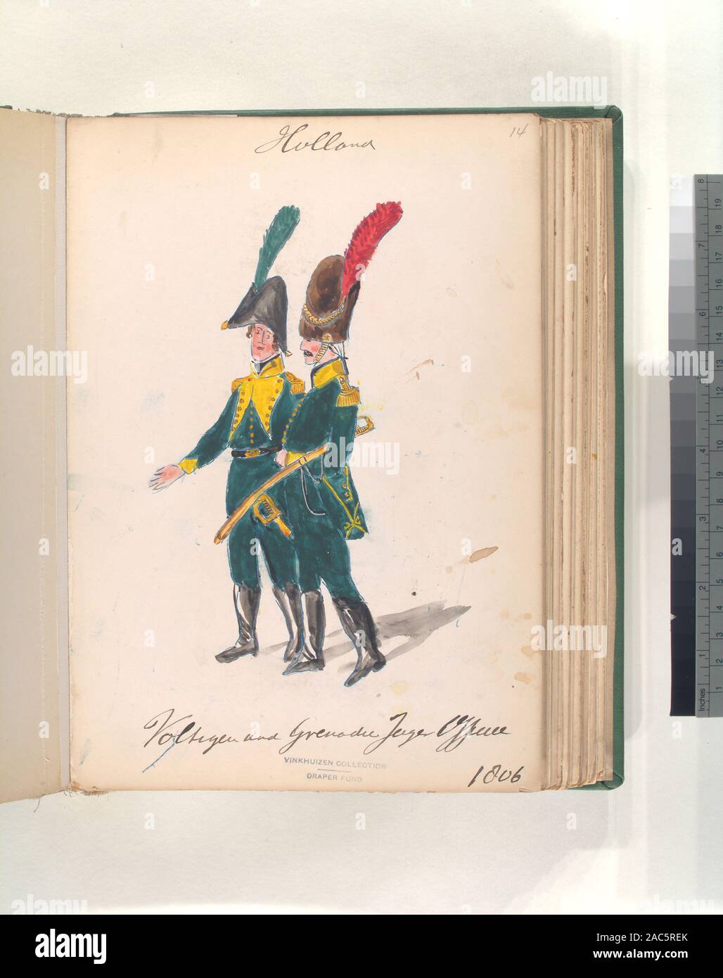 Soldier of Holland, Dutch, Voltigeur und Grenadier Jager Officier 1806 ...
