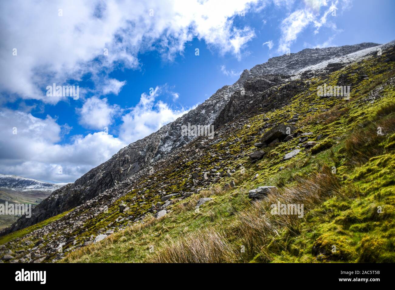 Snowdonia park landscape in England Stock Photo - Alamy