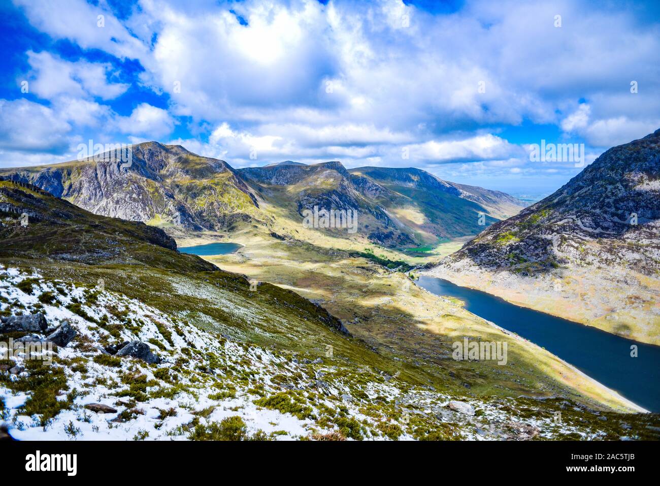 Snowdonia park landscape in England Stock Photo - Alamy