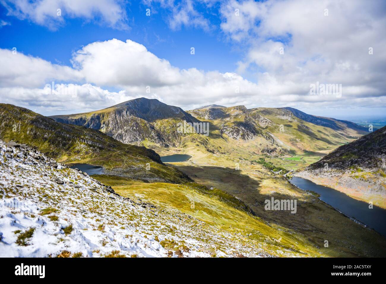 Snowdonia park landscape in England Stock Photo - Alamy